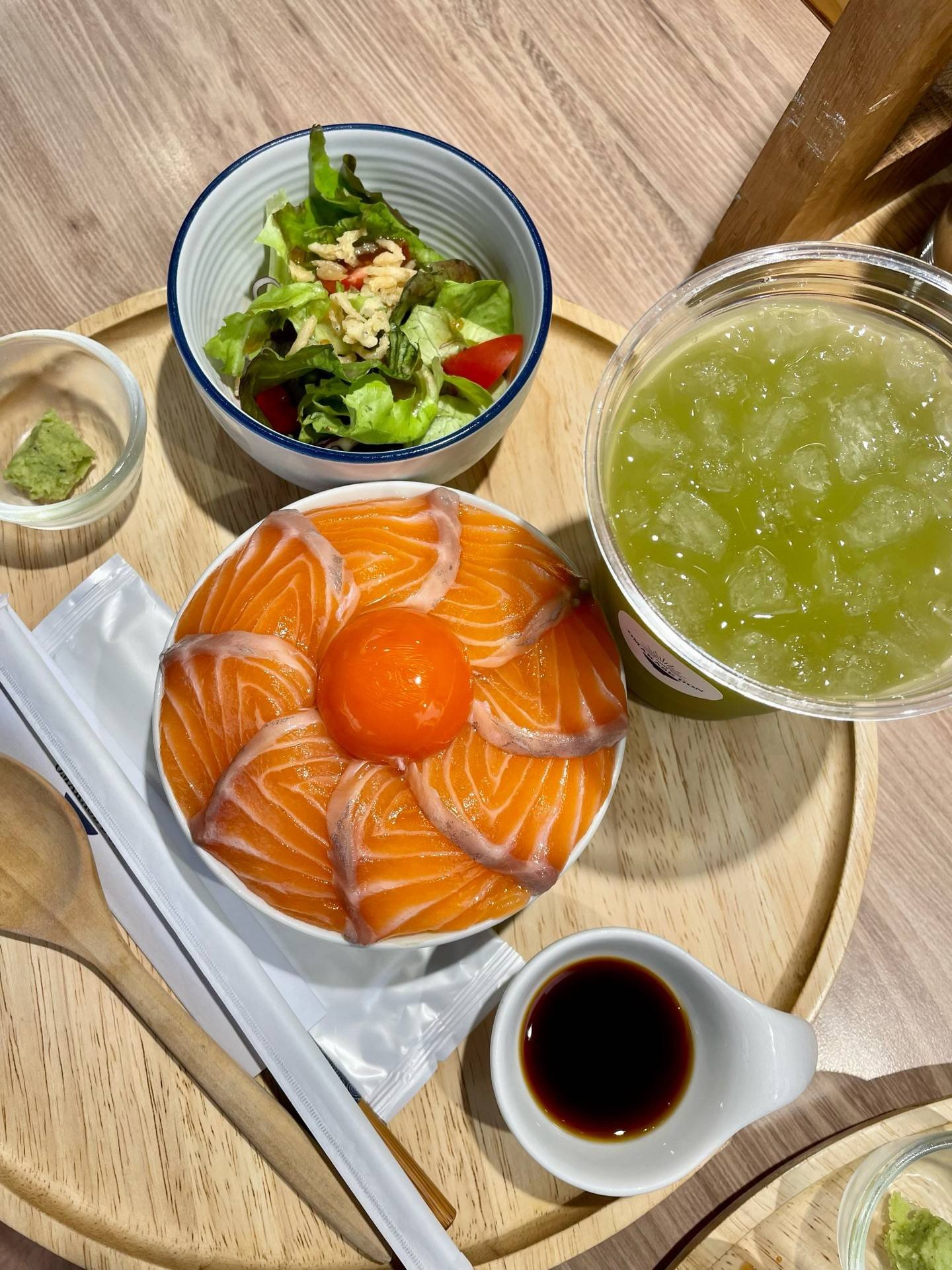 Salmon Don Set ร้าน Omakase Don by Teppen ICON SIAM