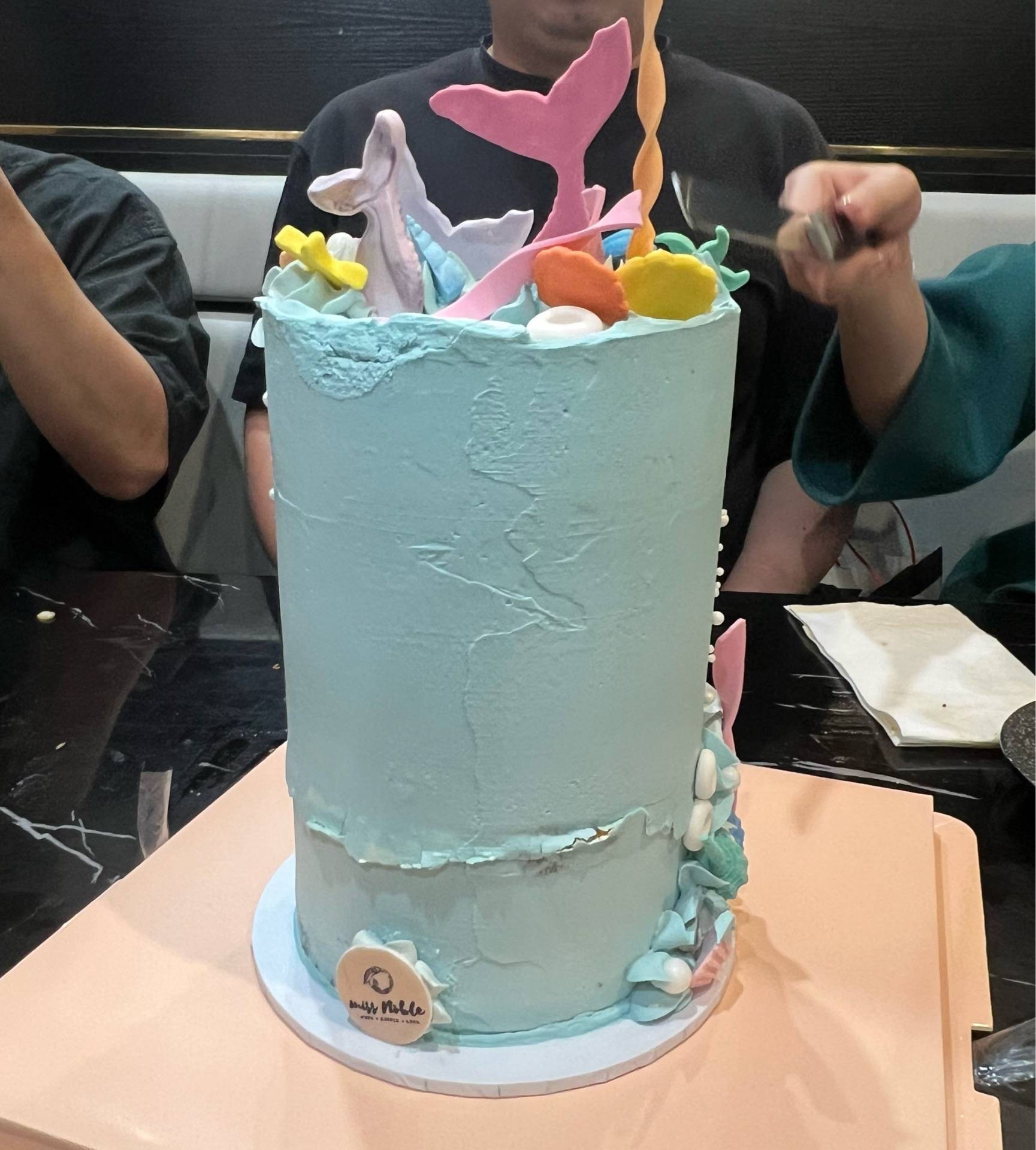 รีวิว Miss Noble Cafe & Specialty Cakes - Prettiest 🌊🍰🪸 cakes ever! 🍭 ...