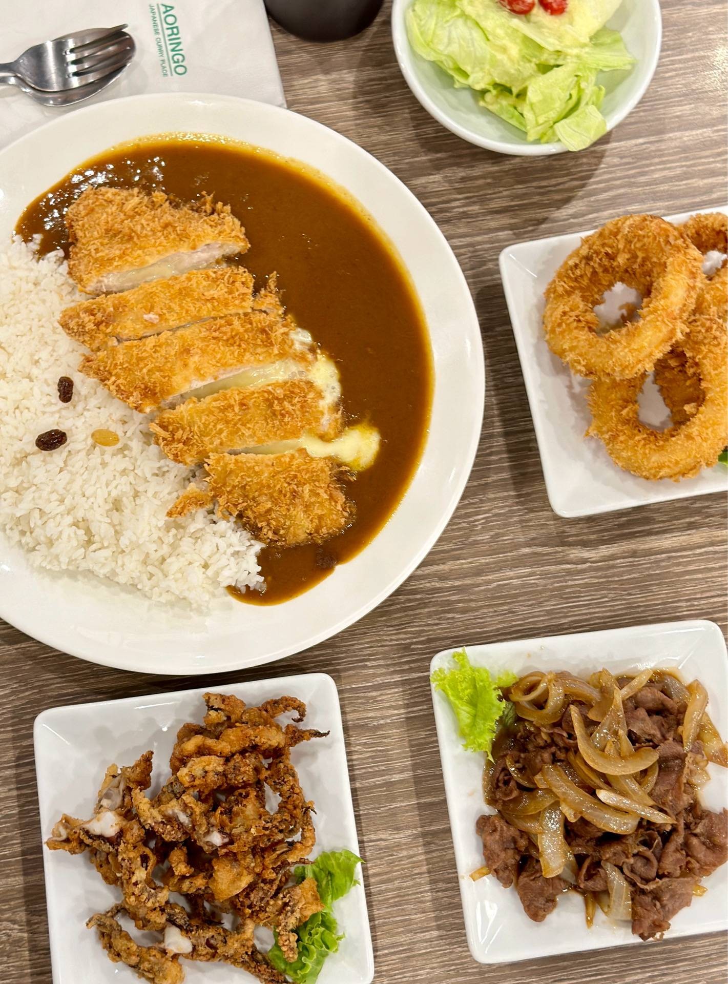 รีวิว Aoringo Japanese Curry Place ตึกธนิยะ พลาซา ชั้น 4 - แกงกะหรี่โฮม ...