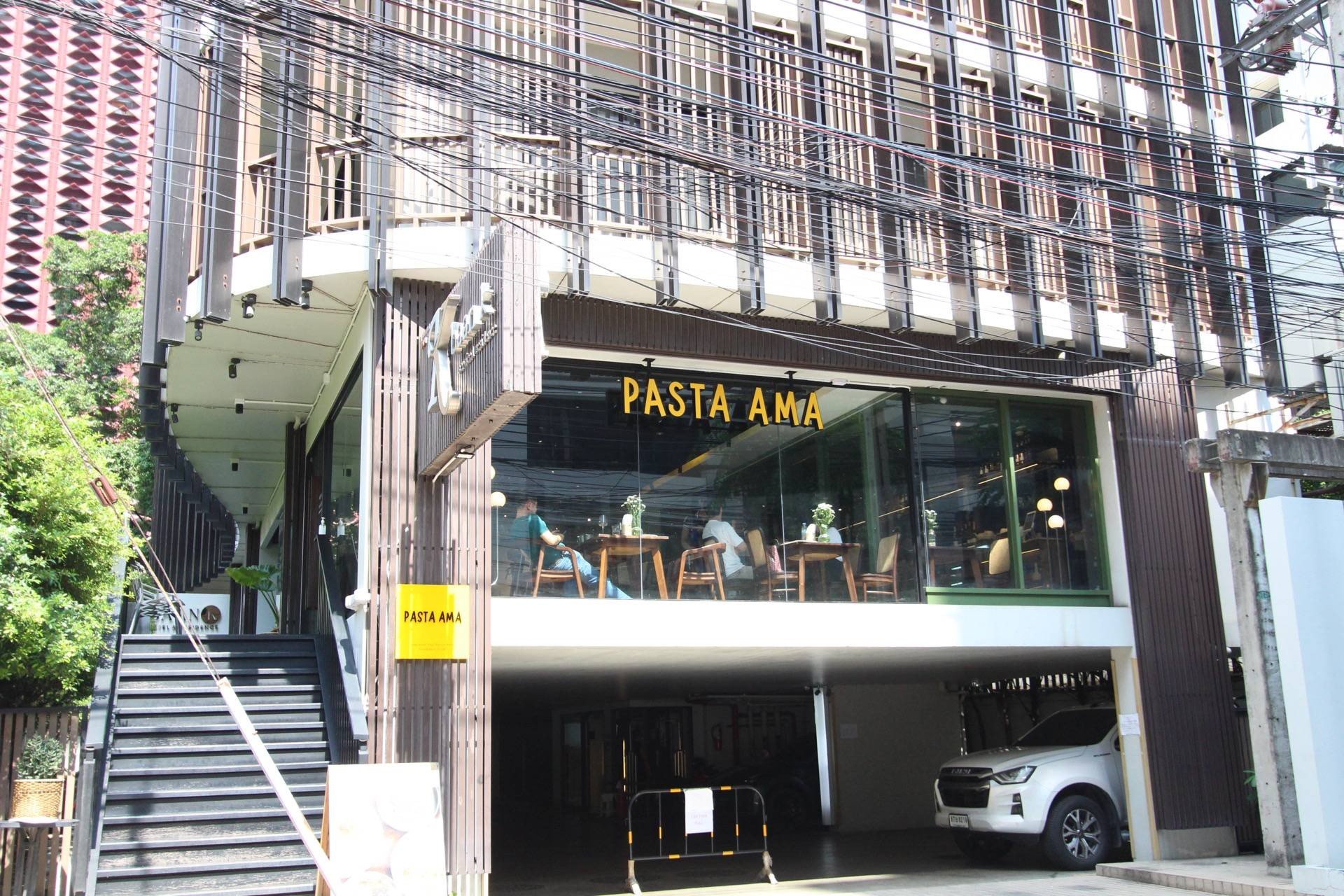 รีวิว พาสต้าอาม่า ศาลาแดง - Pasta Ama 🍝 พาสต้าโฮมเมด สไตล์ฟิวชั่น