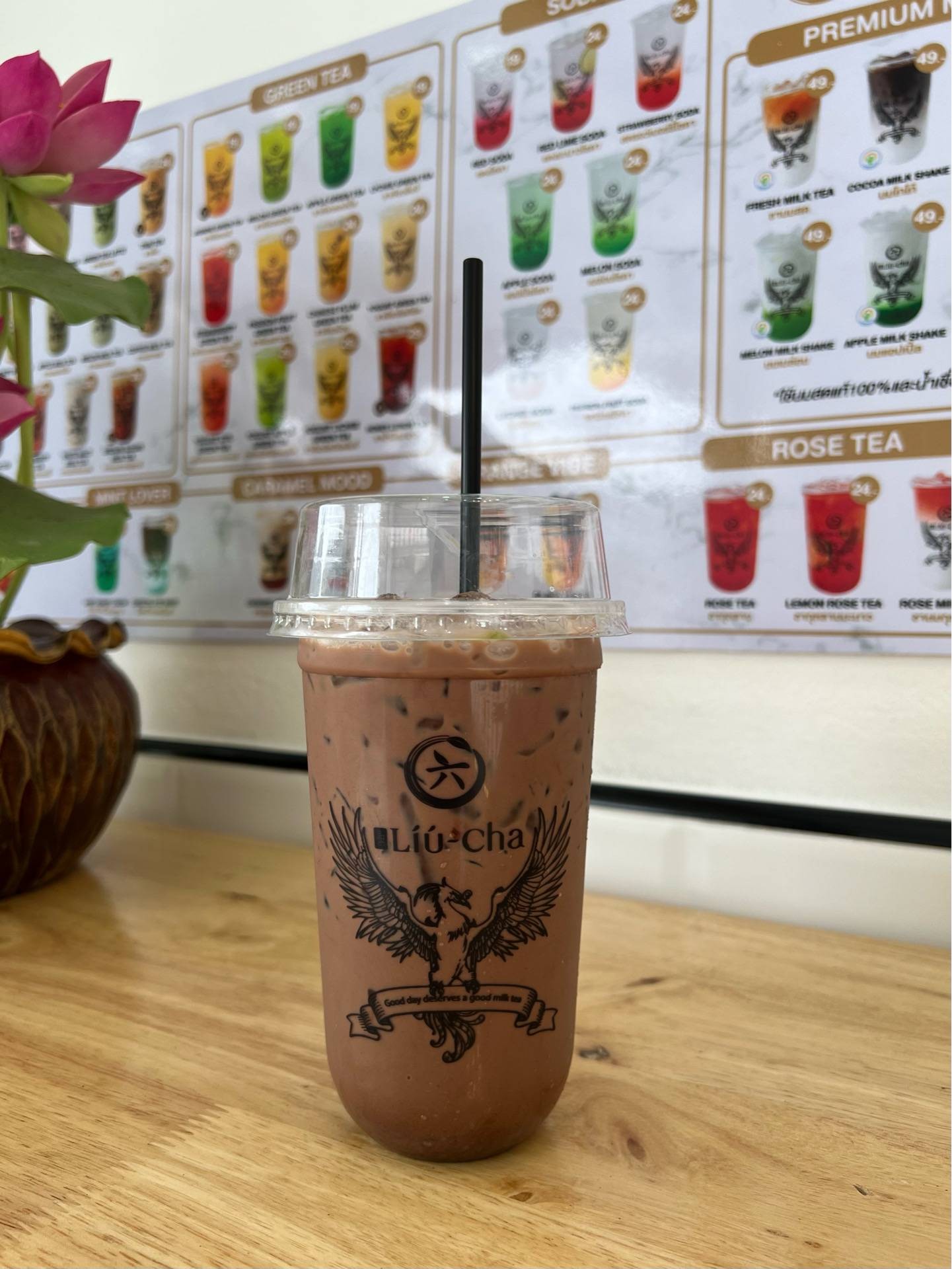 รีวิว Liu-Cha ชานมไข่มุก สาขาเมืองพังงา ลิ่วชา - Liu-Cha สาขาเมืองพังงา