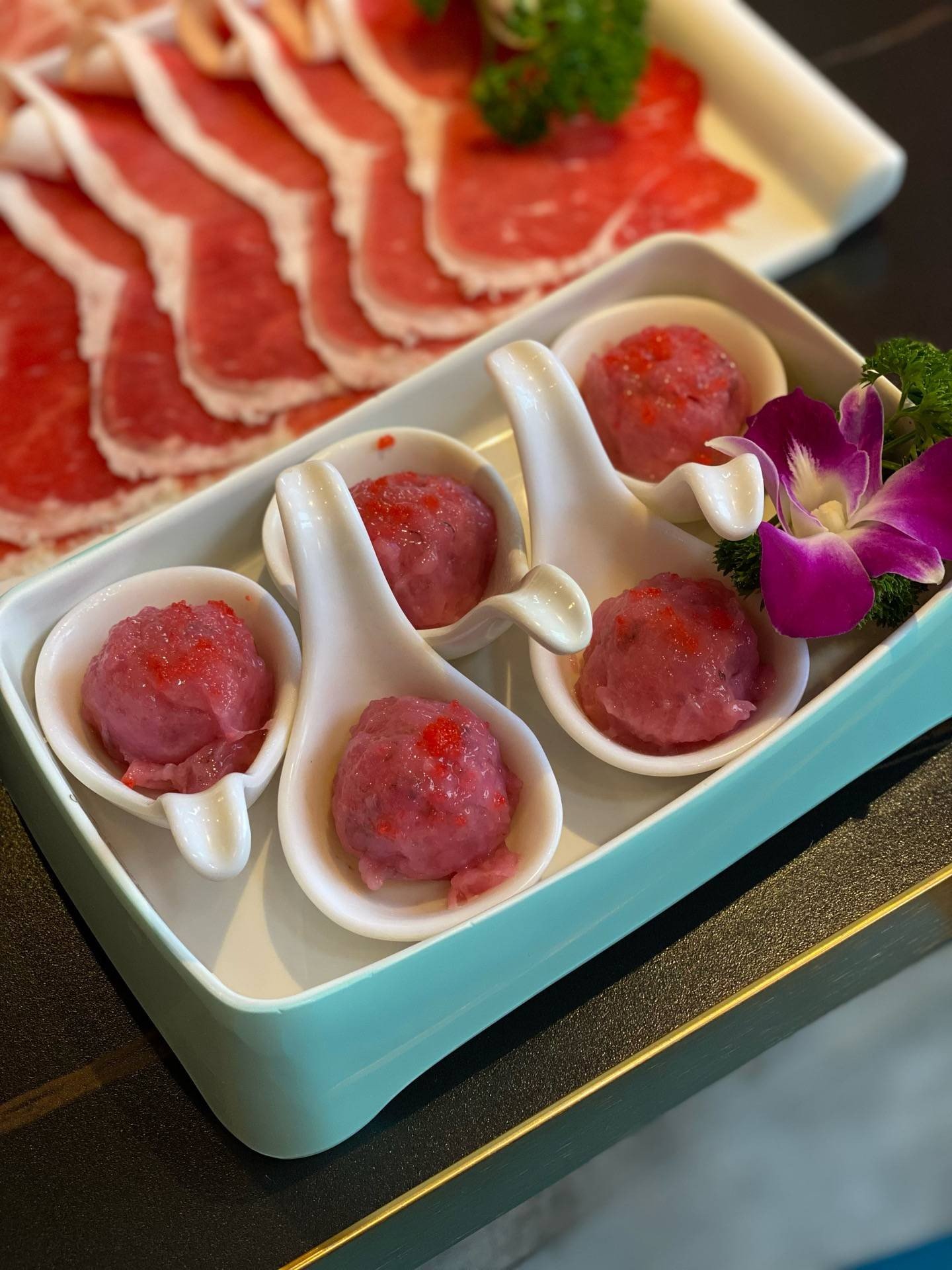 ลูกชิ้นกุ้งแก้วมังกร ร้าน Chuan Yu Chinese Hotpot 川渝老火锅