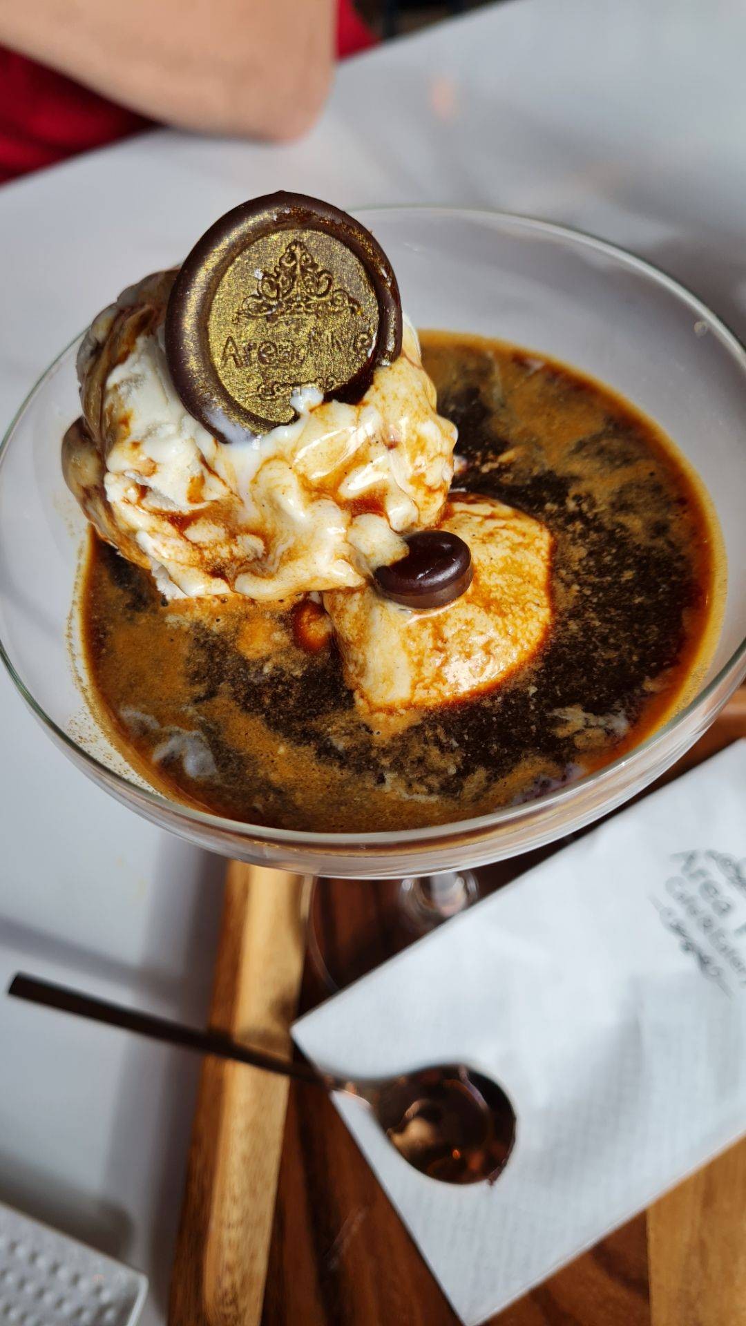 Affogato ร้าน Area Five Café and Eatery