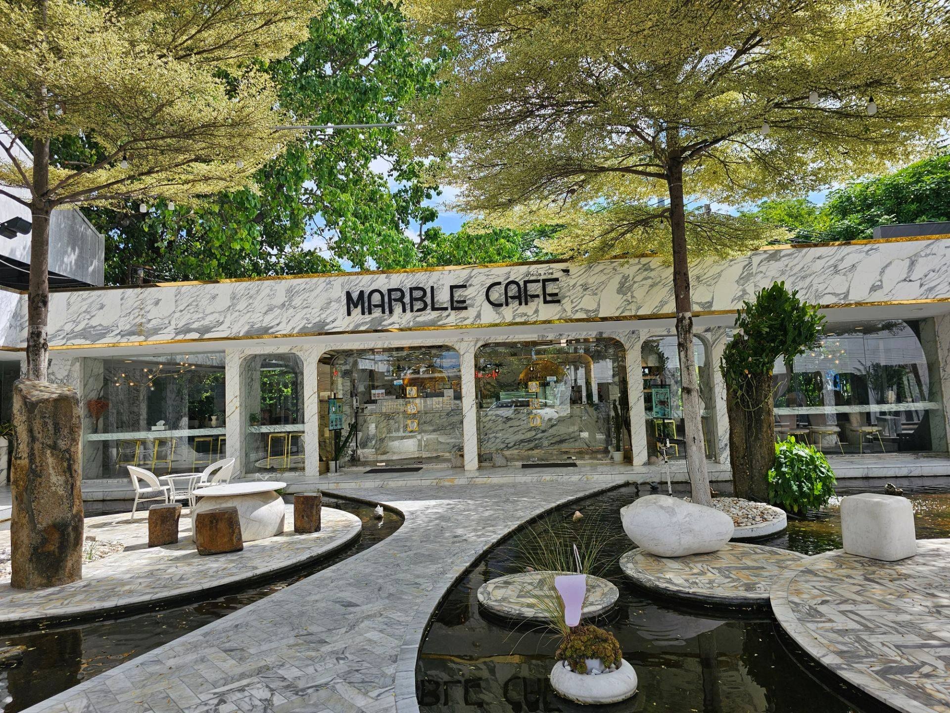 รีวิว มาร์เบิ้ลคาเฟ่ Marble Cafe - ร้านสวยกาแฟดีขนมอร่อย