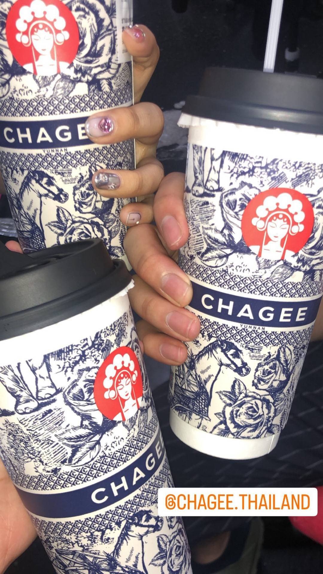 รีวิว CHAGEE (ชาจี) เซ็นทรัลเวิลด์ - DA HONG PAO MILK TEA หวาน70