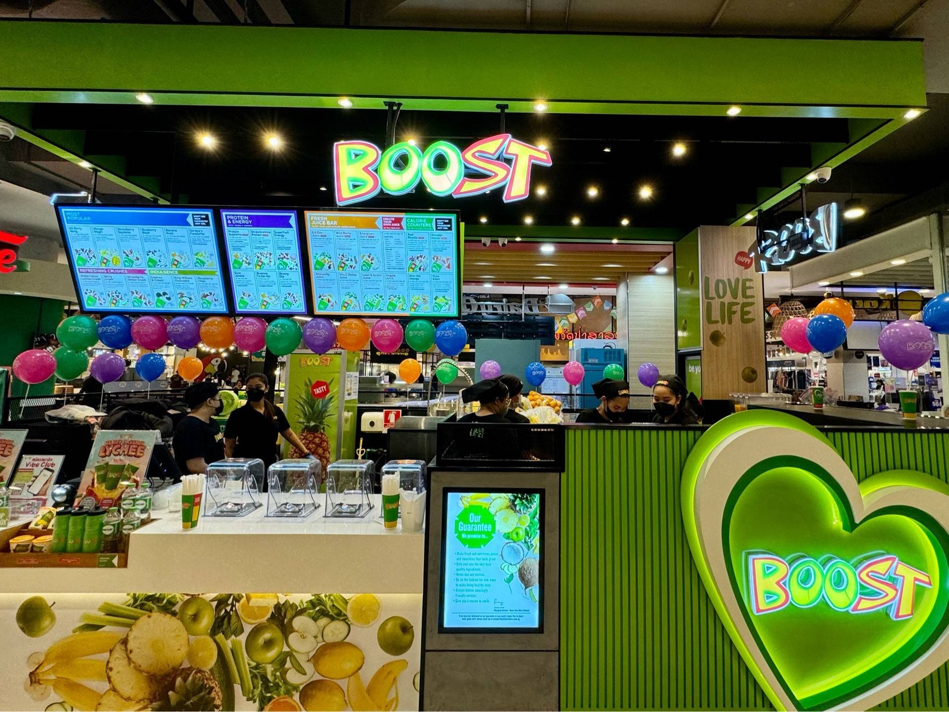 รีวิว Boost Juice Bars The Mall Korat - Boost สาขาประเทศโคราชมาแล้วจ้า