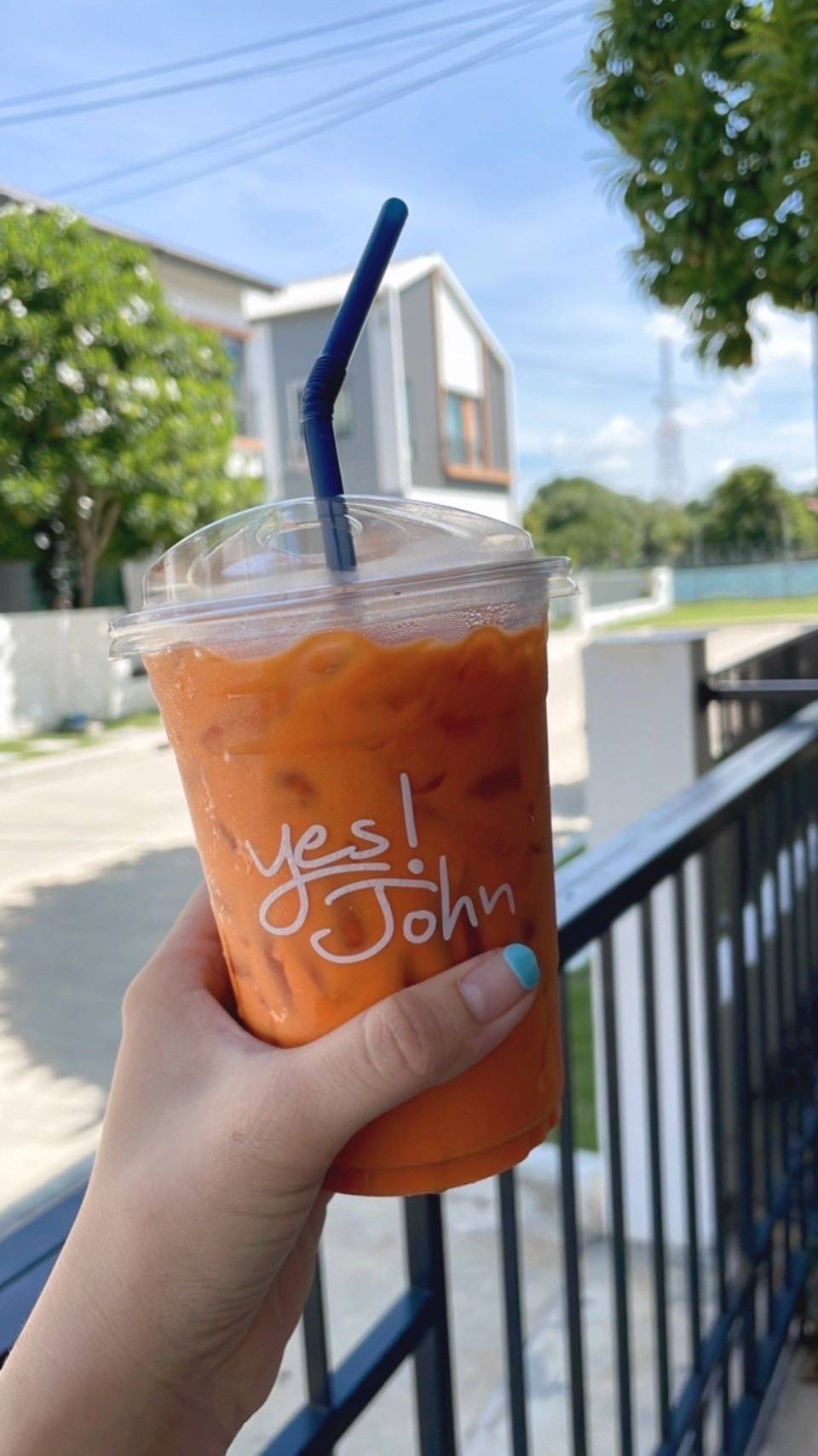 รูป Yes! John ชา กาแฟ ครัวซอง ขนมปังปิ้ง