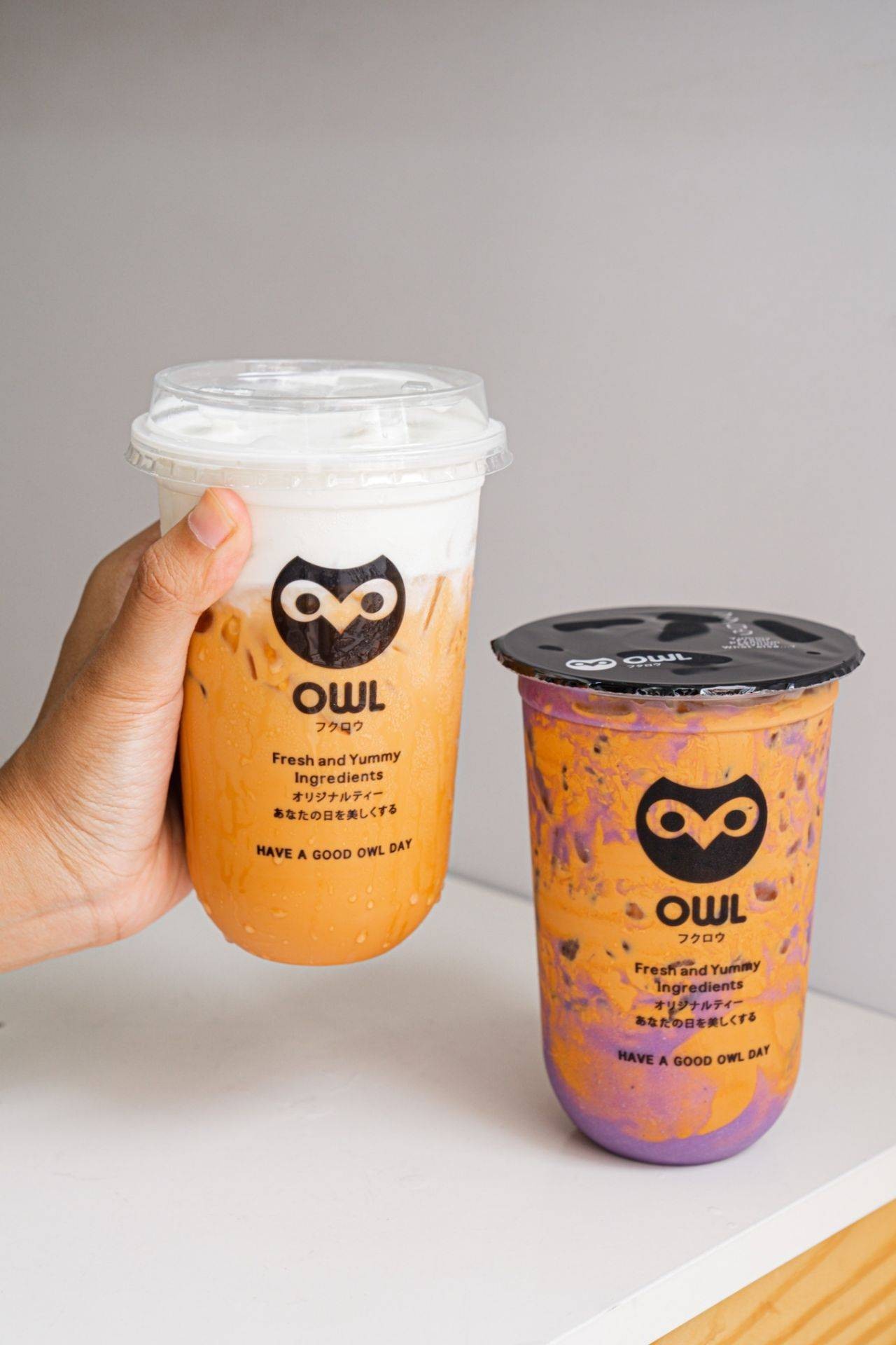 รีวิว Owl Cha (อาวน์ชา) สาขาวัดท่าพระ วัดท่าพระ - อร่อยมากเลยครับ ชอบซื้อกิน2เเก้วตลอดเลย ชาไทย