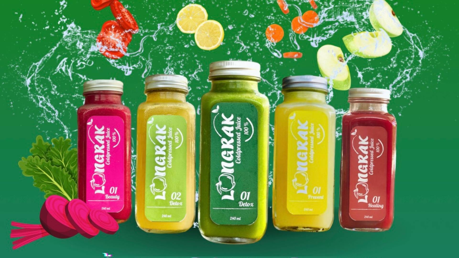 Longrak coldpressed juice 1 - สั่งอาหารเดลิเวอรี | Wongnai x LINE MAN
