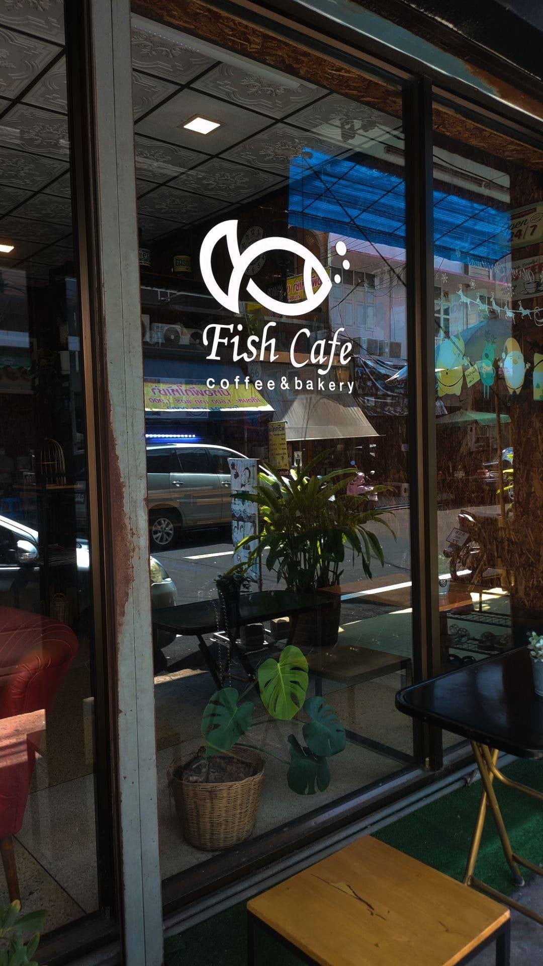 รีวิว Fish cafe - เครื่องดื่มราคาไม่เเพง