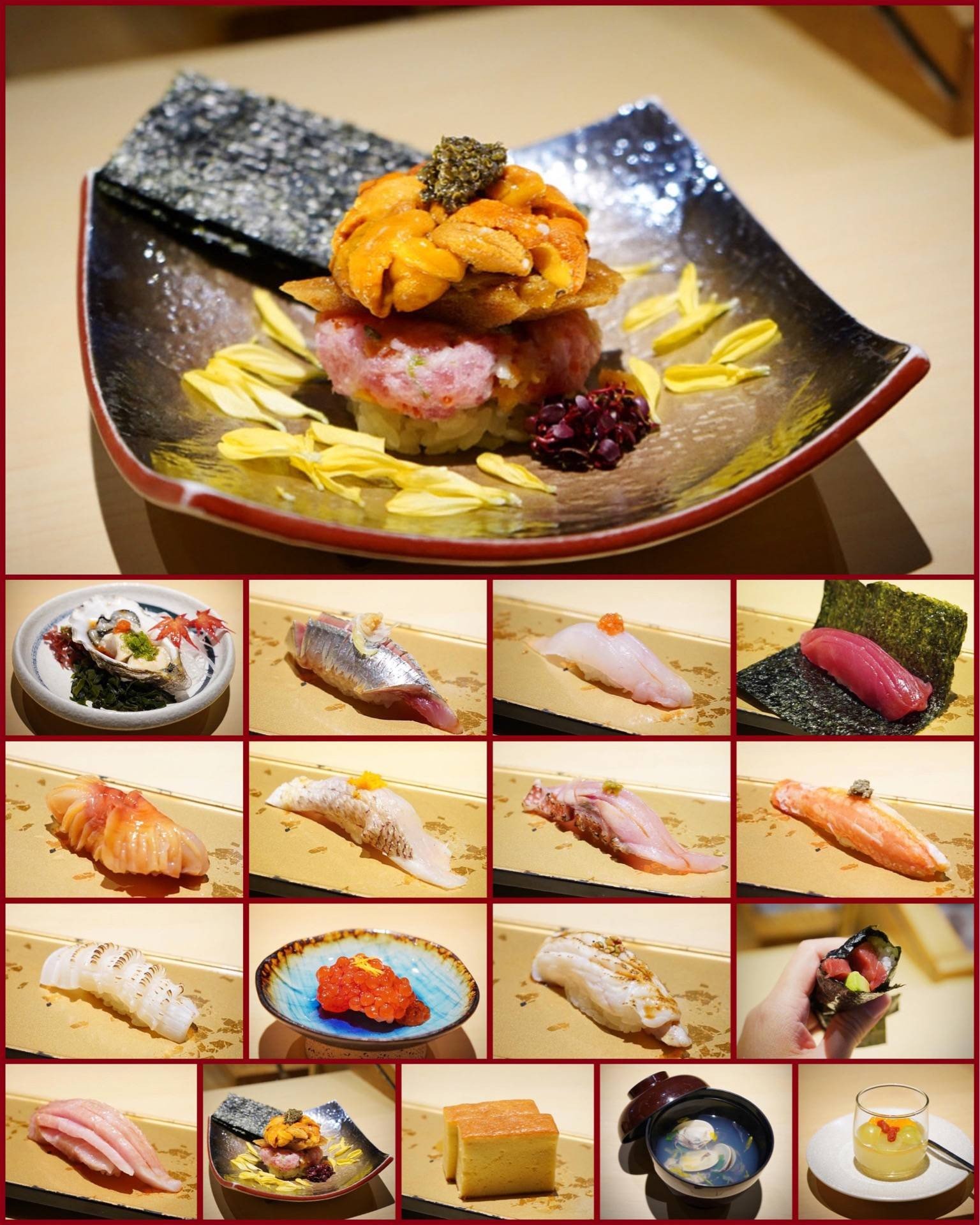 รีวิว Sushi Cyu & Carnival Yakiniku Central World - Autumn Omakase ...