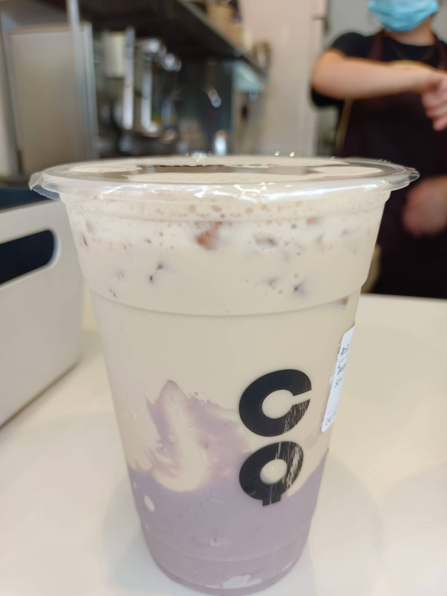 โคตรเผือก นมสด ร้าน CHUQ TEA สุรวงศ์