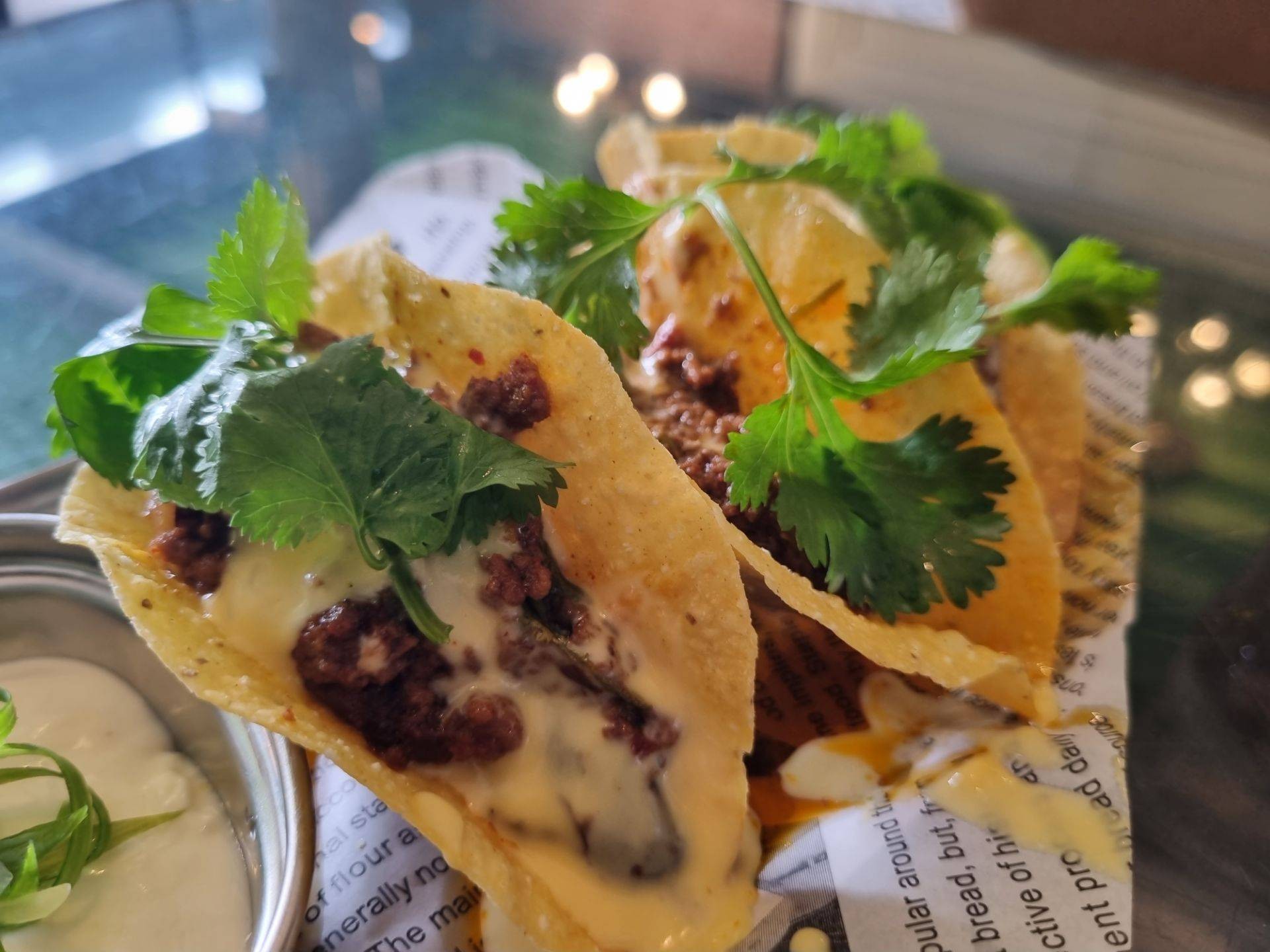 Taco Beef ร้าน Rod Dee Ded The Steakhouse บรรทัดทอง