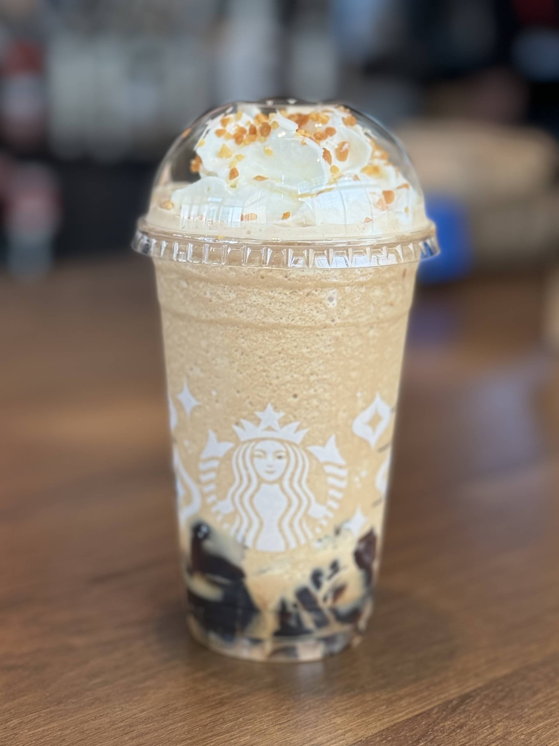 Toffee nut latte Frappuccino • เพิ่มกาแฟ และ Coffee Jelly !! ร้าน ...