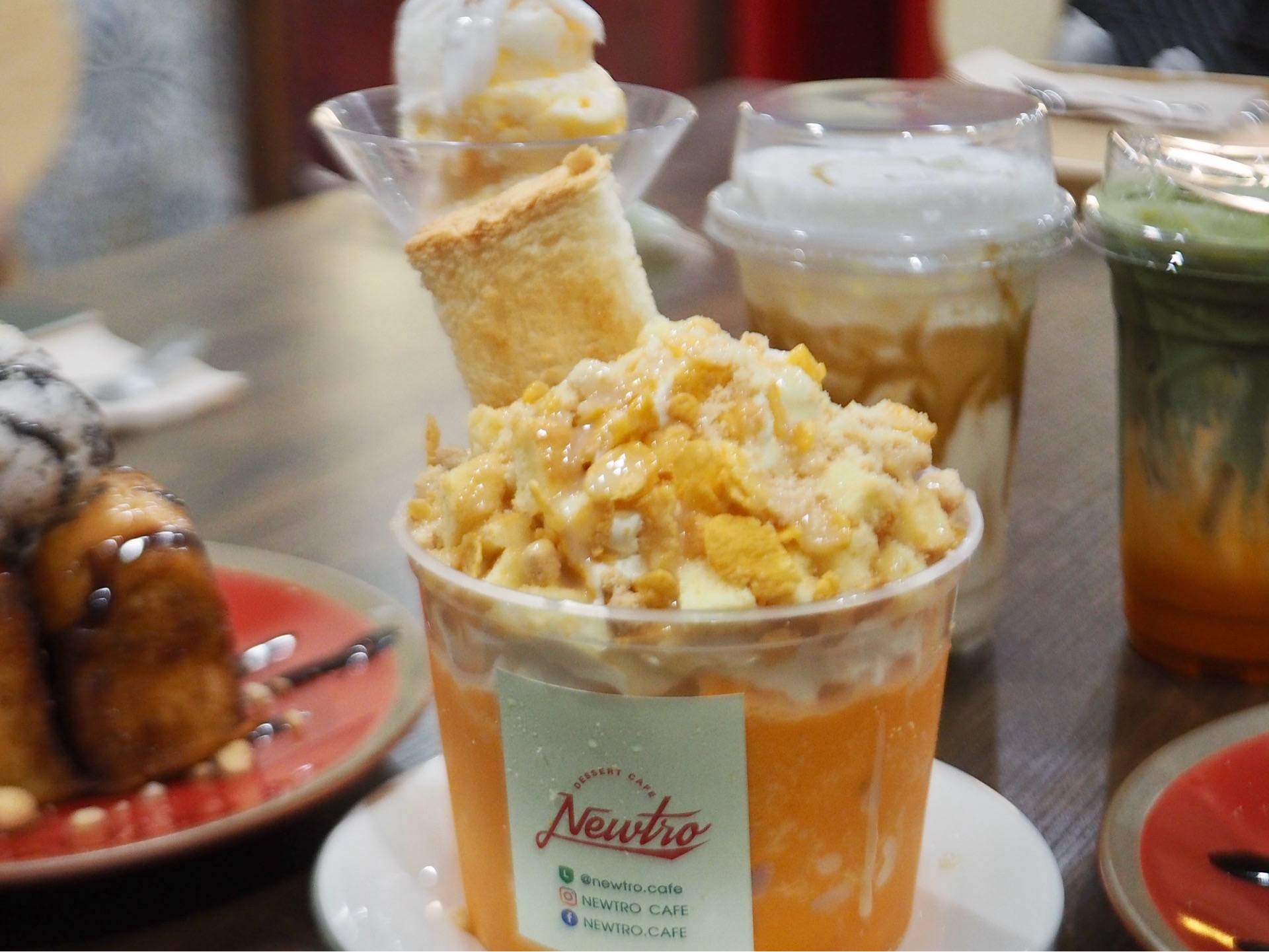 รีวิว Newtro Cafe บรรทัดทอง - คาเฟ่สไตล์โมเดิร์นไชนีส ราคาไม่แรง รสชาติ ...