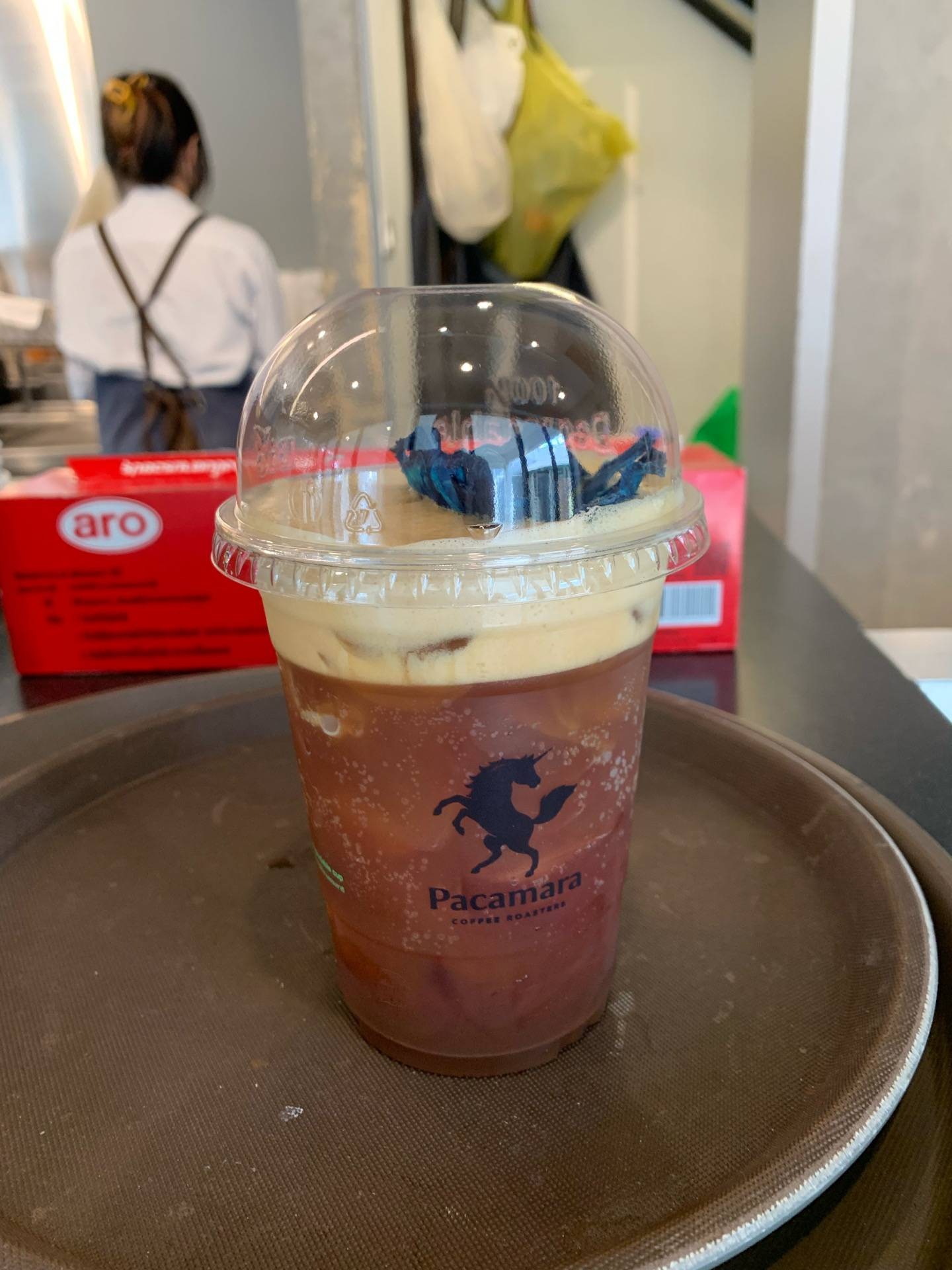 รีวิว PACAMARA มาเก็ตเพลส นางลิ้นจี่ - มีกาแฟให้เลือกหลายแบบมาก เมนูแปลกใหม่ รสชาติโอเคเลยค่ะ