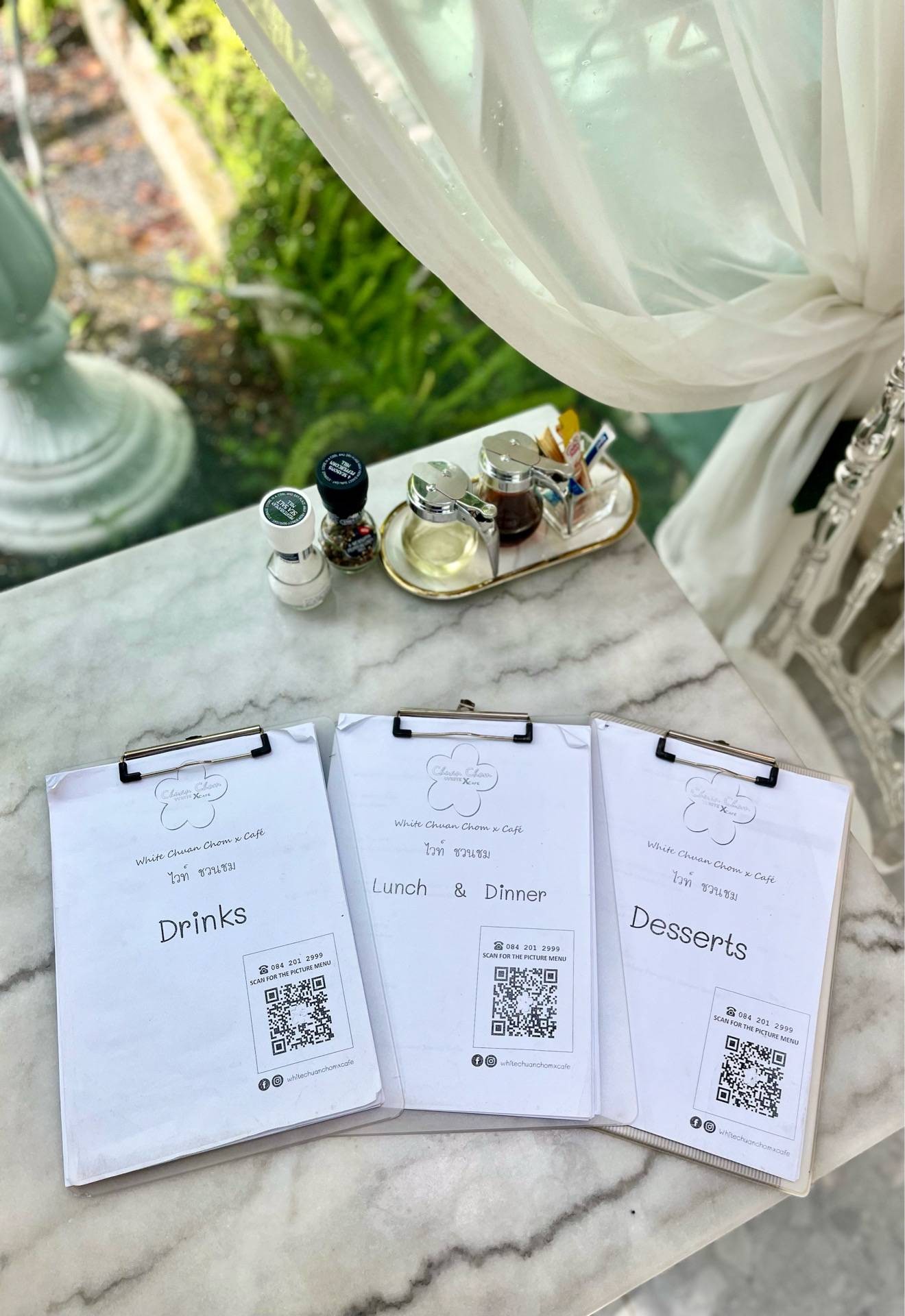 📋 Chuan Chom All Menus. ร้าน ไวท์ชวนชม White Chuan Chom x Cafe ไวท์ ชวน ...