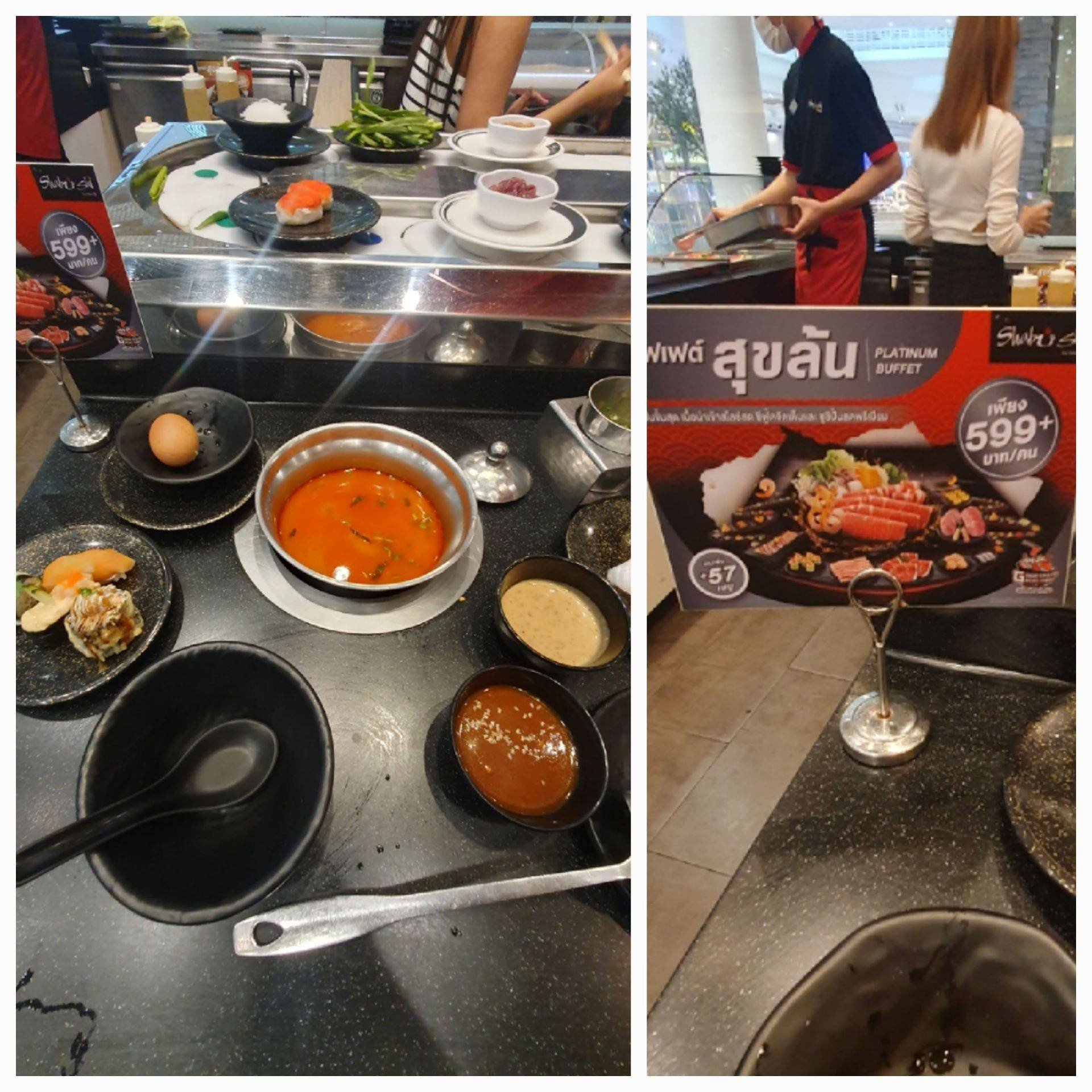 รีวิว Shabushi เซ็นทรัลเฟสติวัลพัทยาบีช ชั้น 6 - Shabushi สาขาใหญ่สุดในพัทยา ฝรั่งเยอะ เมนูพรีเ ...