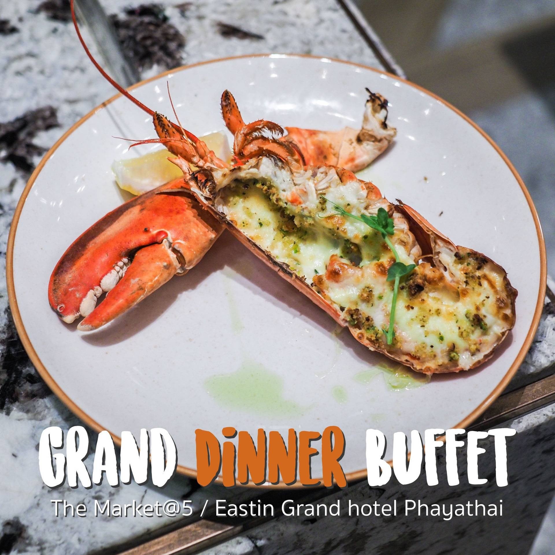 รีวิว The Market @5 Eastin grand phayathai - ไลน์อาหารดี ใช้ได้เลย
