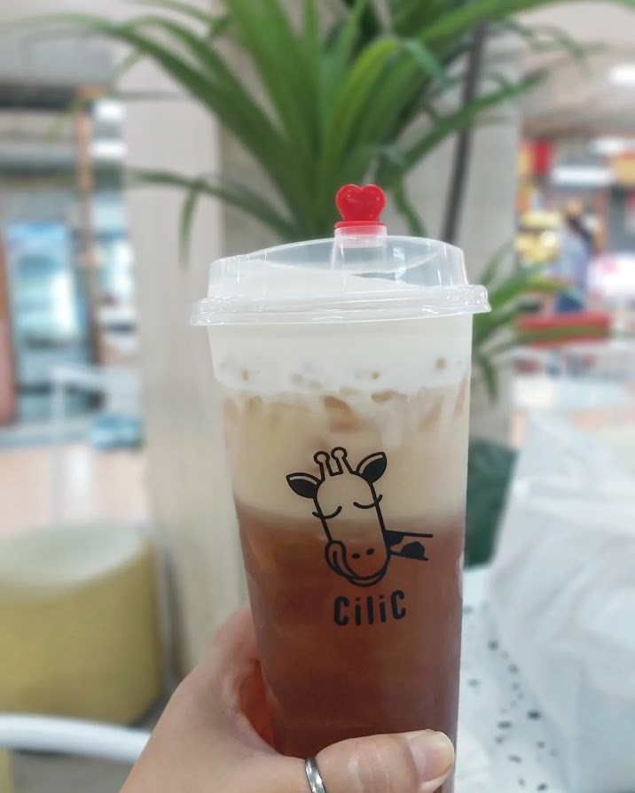 รีวิว CiliC Tea - premium bubble & cream cheese tea shop อาคารจามจุรี ...