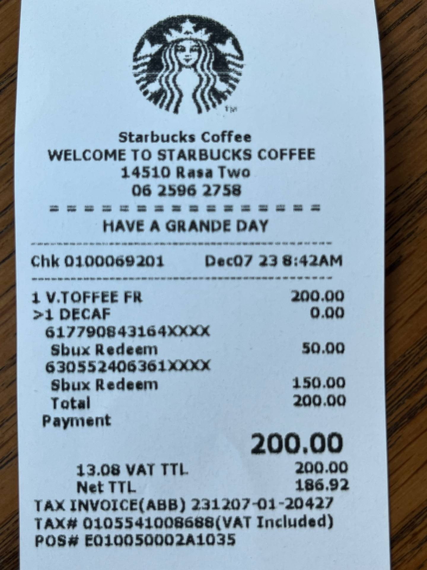 รีวิว Starbucks Rasa Two - เมนูเครื่องดื่มที่ชอบสุดของ starbucks