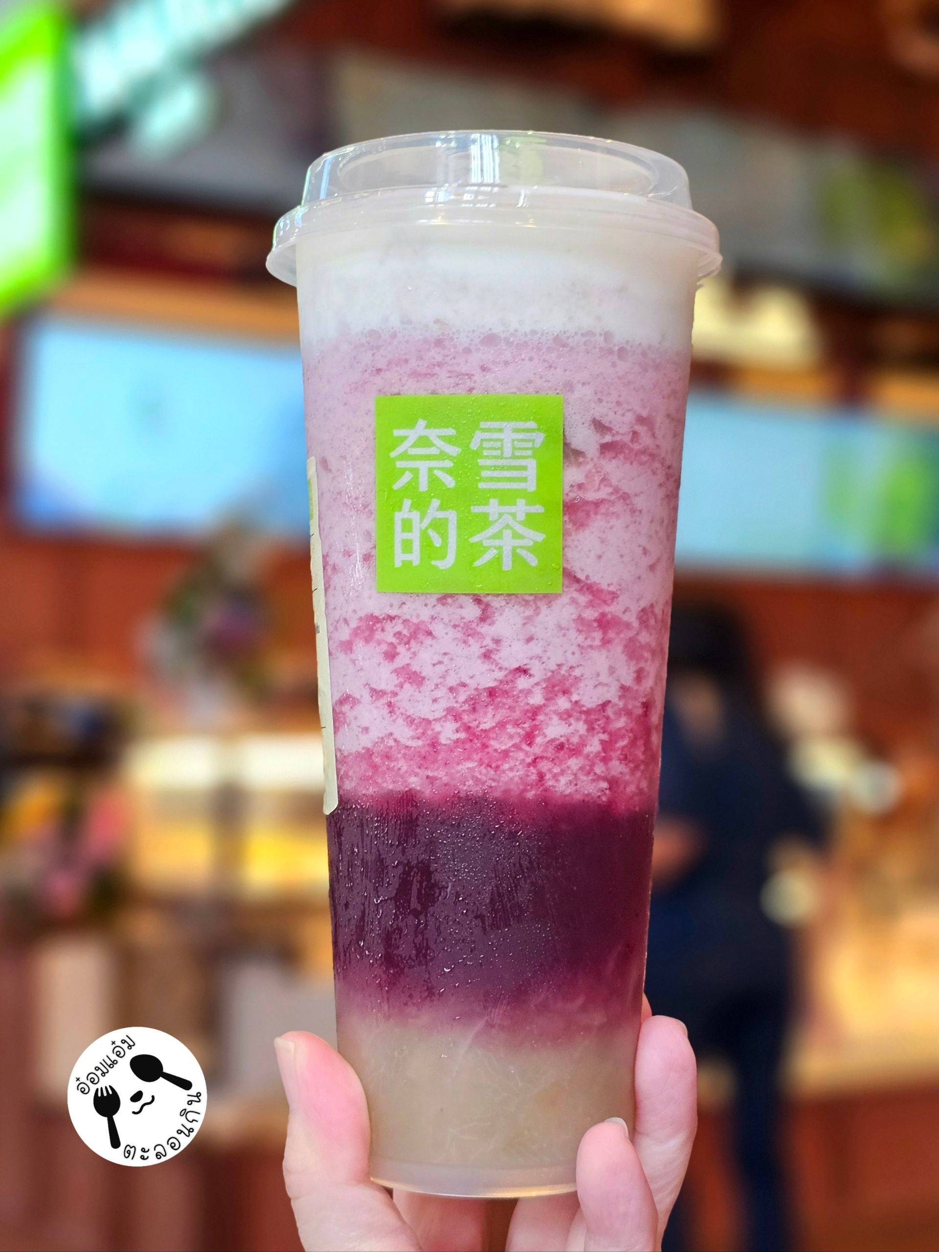 Cheese Cream Grape Jin Mu Dan Tea ร้าน Naixue Emsphere