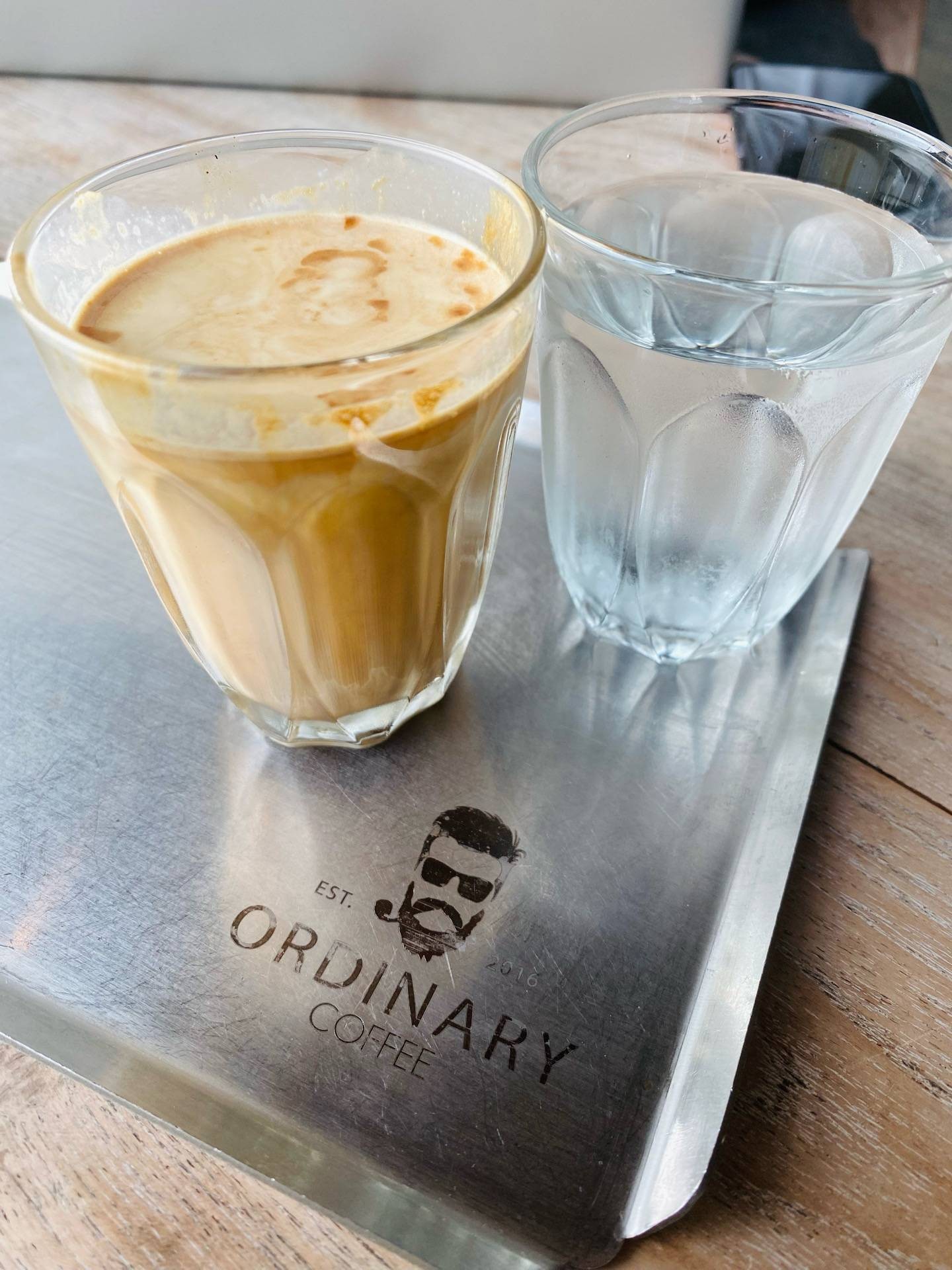 Dirty Coffee ร้าน Ordinary Coffee X The Now