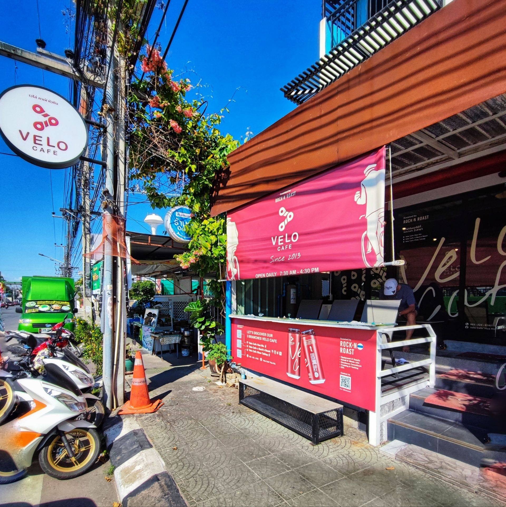 รีวิว Velo Cafe' สาขาแนบเคหาสน์ ตลาดโต้รุ่งหัวหิน - ร้านกาแฟ SDGs ที่หัวหิน
