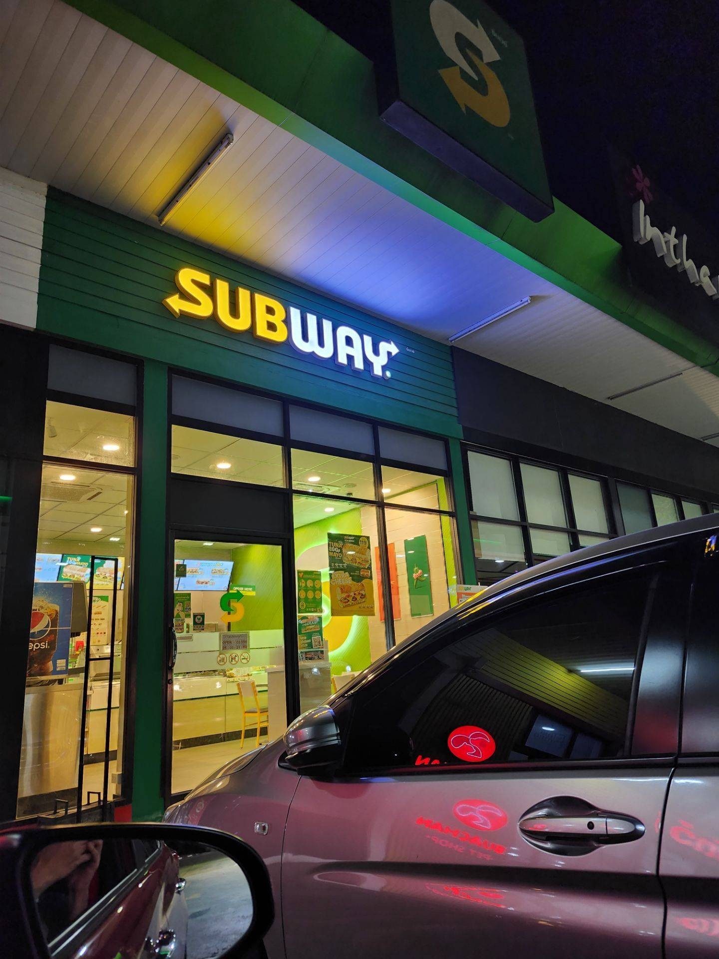 รีวิว Subway บางจาก พหลโยธิน (กม.26) - 🤤 กินก่อนนอน 😪💤 มาอีกแล้วววว แวะ ...
