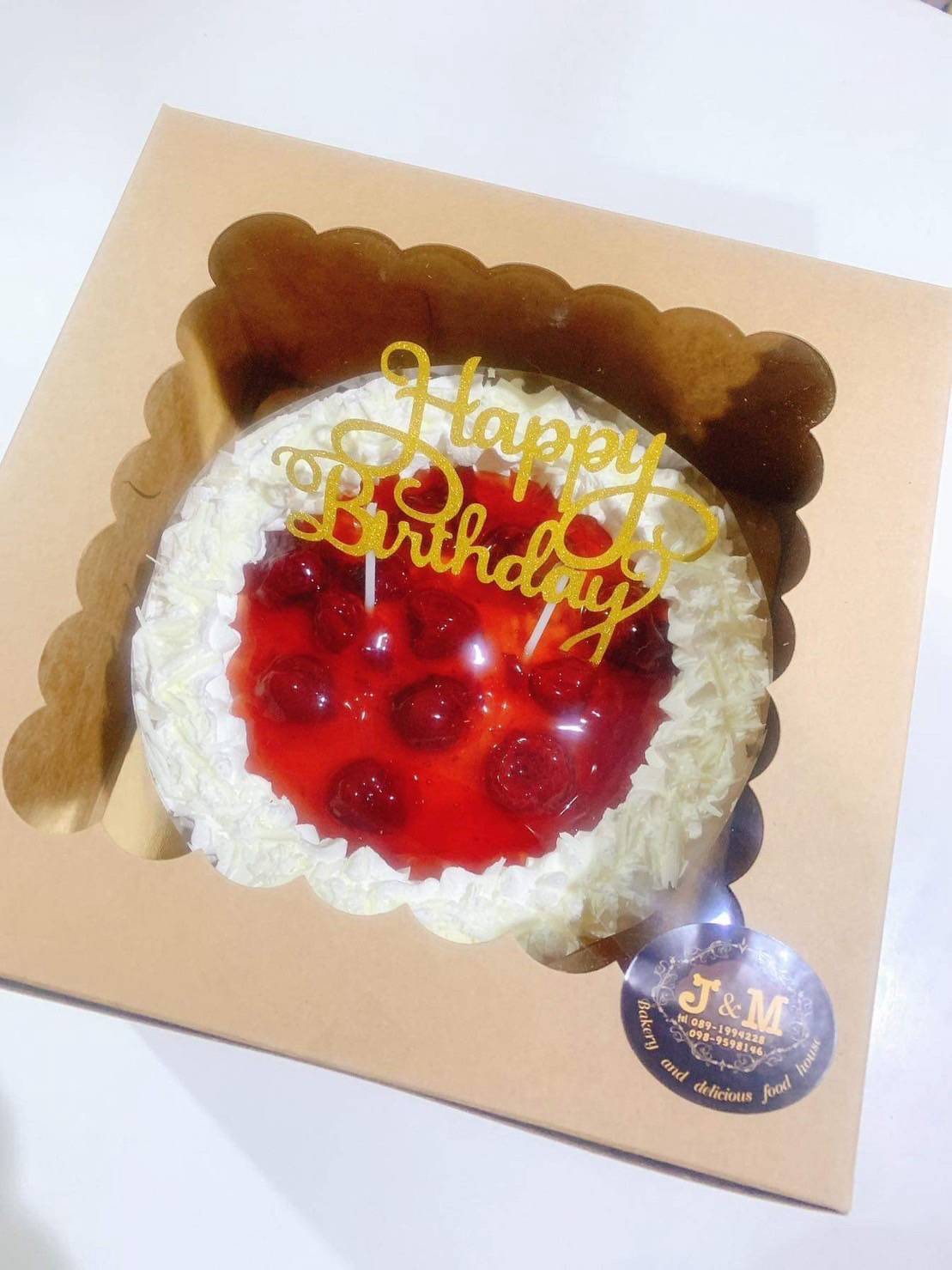 รีวิว J&M bakery and delicious food house(The walk เกษตร-นวมินทร์) - เค้กอร่อยมาก หวานน้อย กินเพลิน