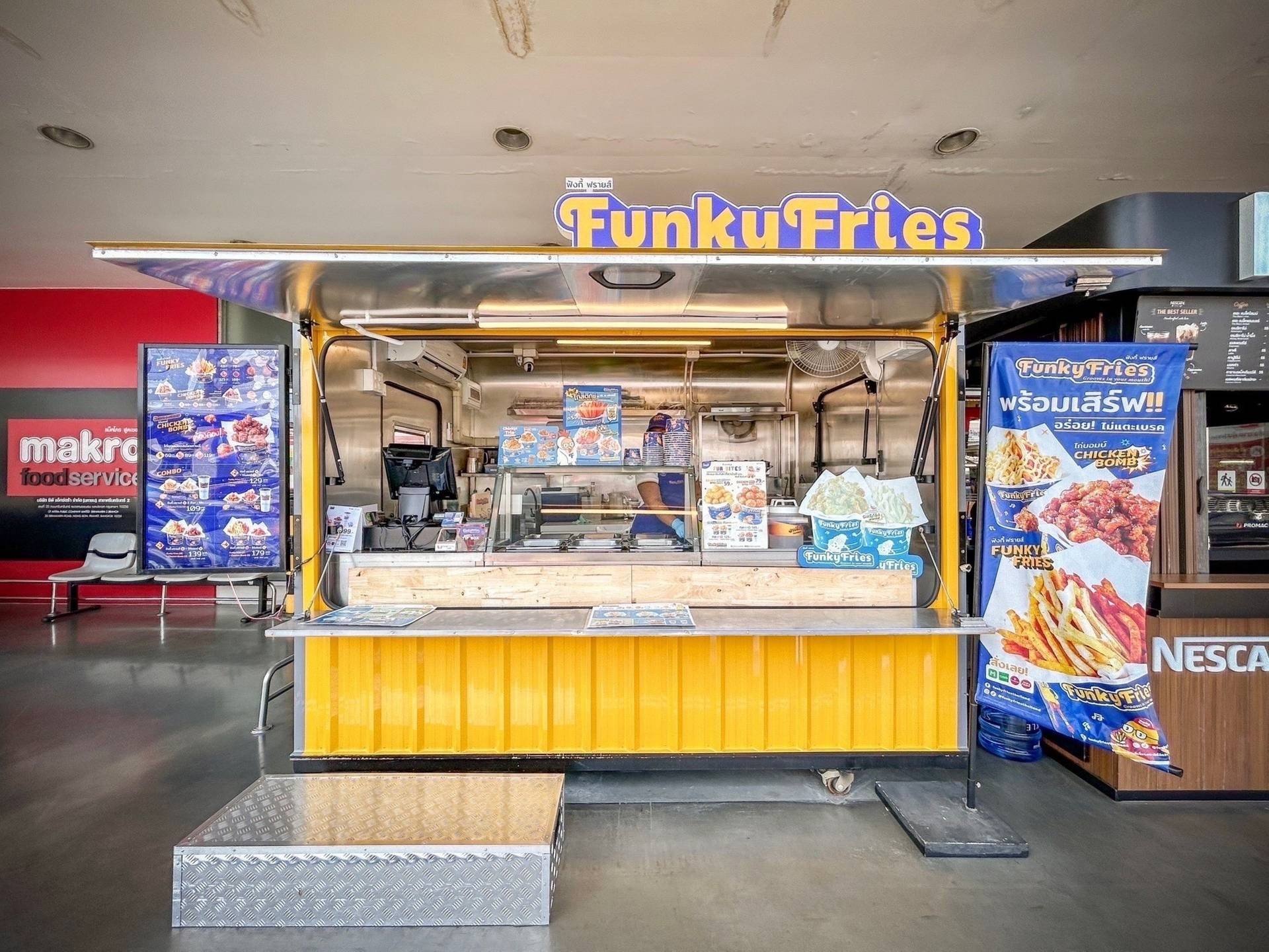 รีวิว Funky fries แม็คโคร ฟู้ดเซอร์วิส สาขาศรีนครินทร์ 2