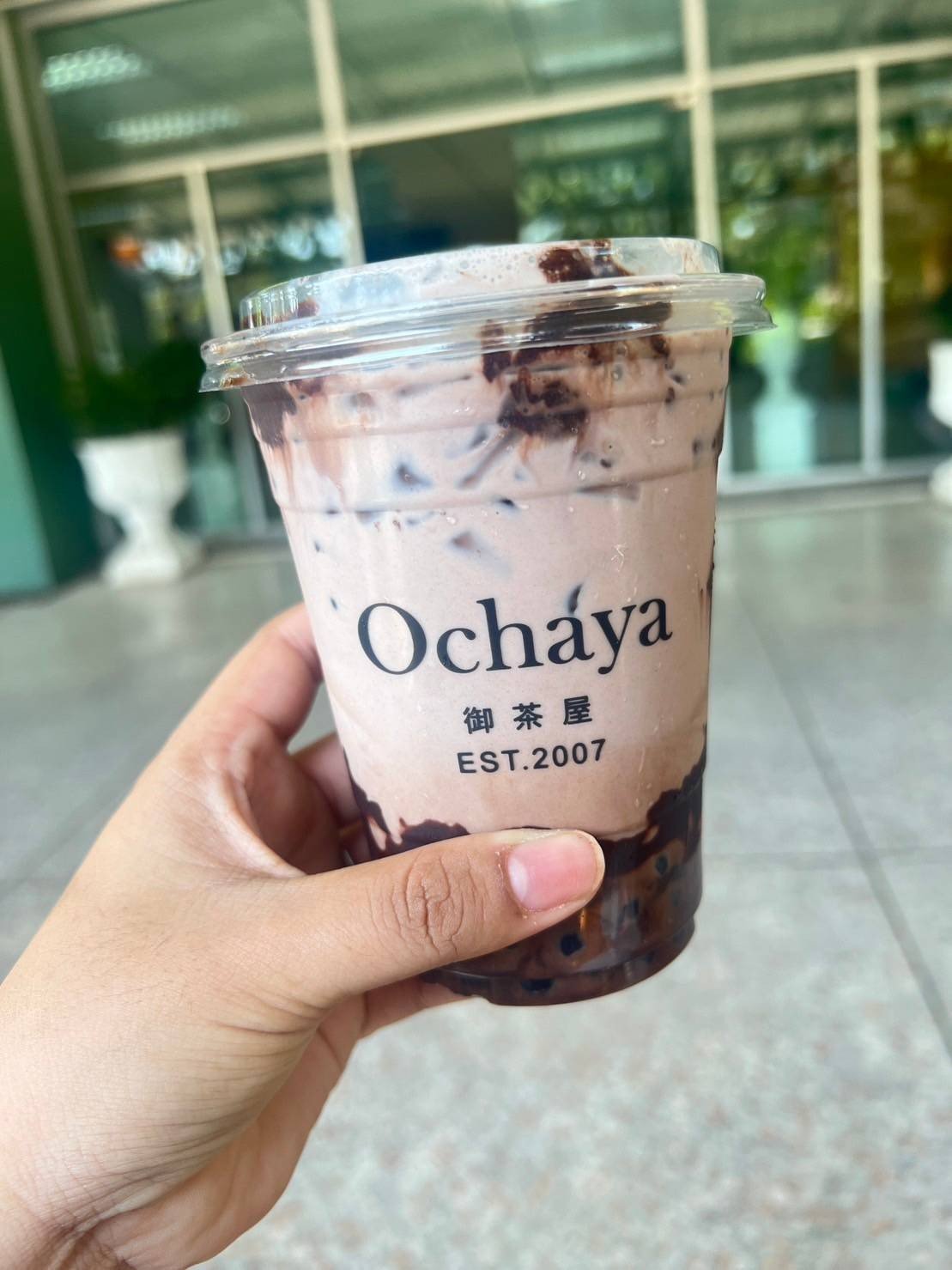 รีวิว Ochaya คลองกุ่มนิเวศน์ หน้าสำนักงานเขตบึงกุ่ม