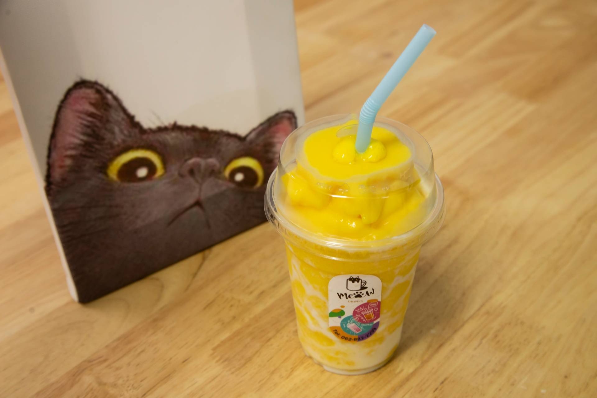 รีวิว Meow Cafe เรวดี11 - น้ำปั่นอร่อยเข้มข้น