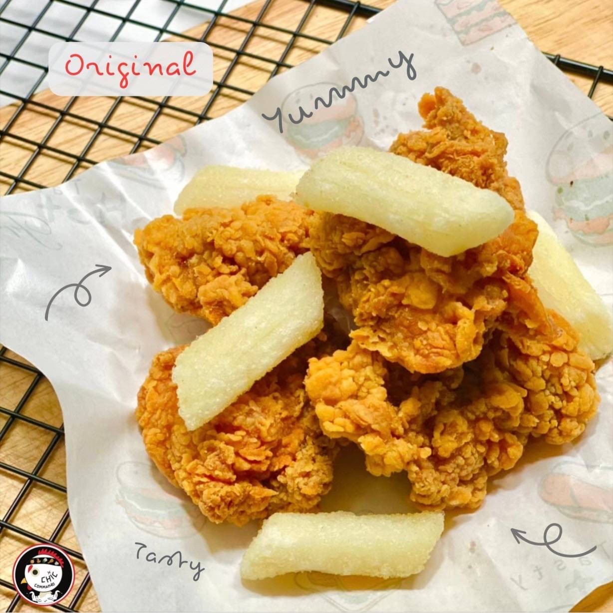 ร้าน ชิคคอมมานโด ไก่ทอดเกาหลี - Chic~ComManDo Korean Chicken สาขาศรีย่า ...