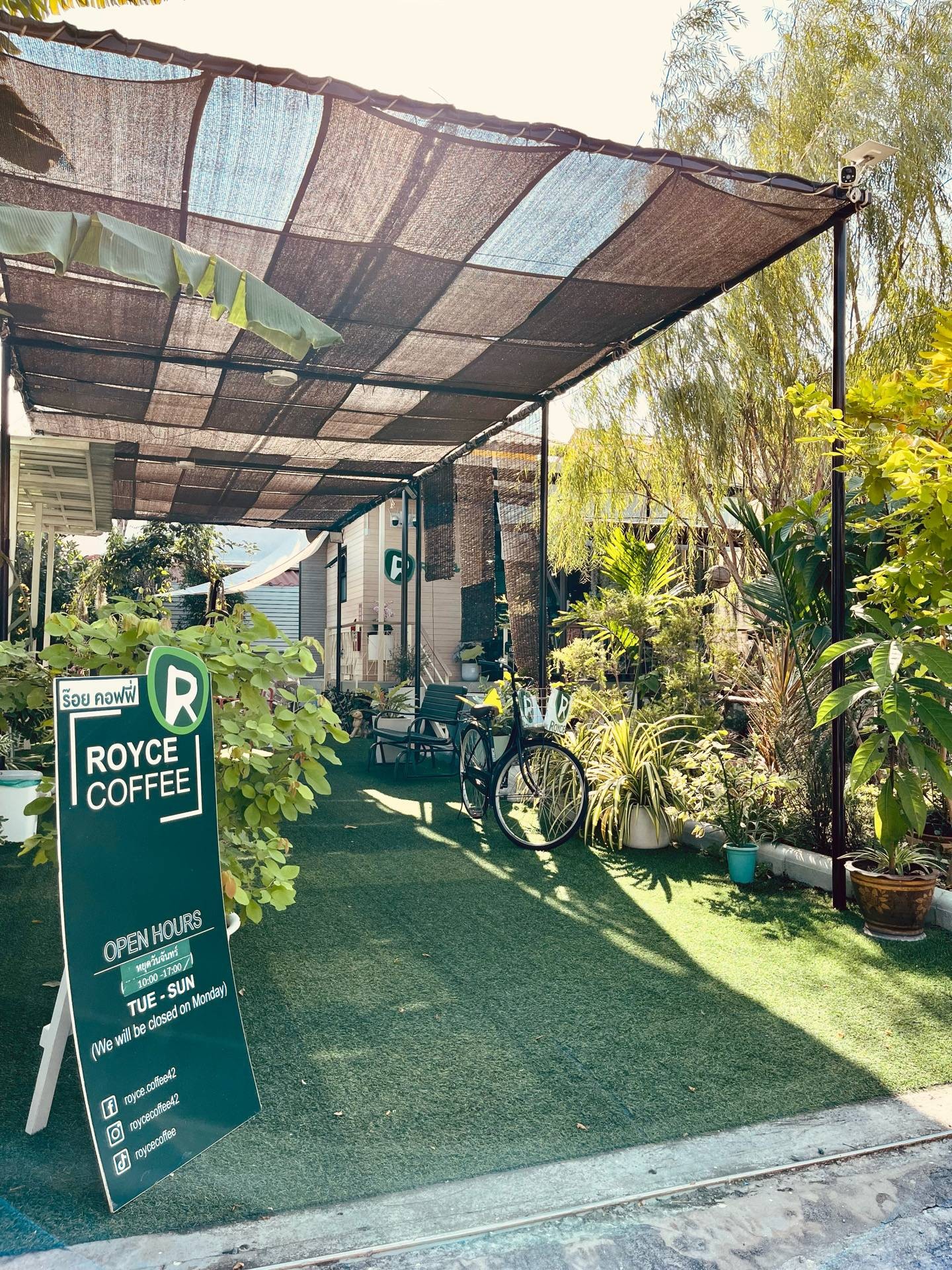 รีวิว Royce Coffee (ร๊อย คอฟฟี่) เศรษฐกิจซิตี้ ซอย4/2 - กาแฟดีในบ้านสวน ...