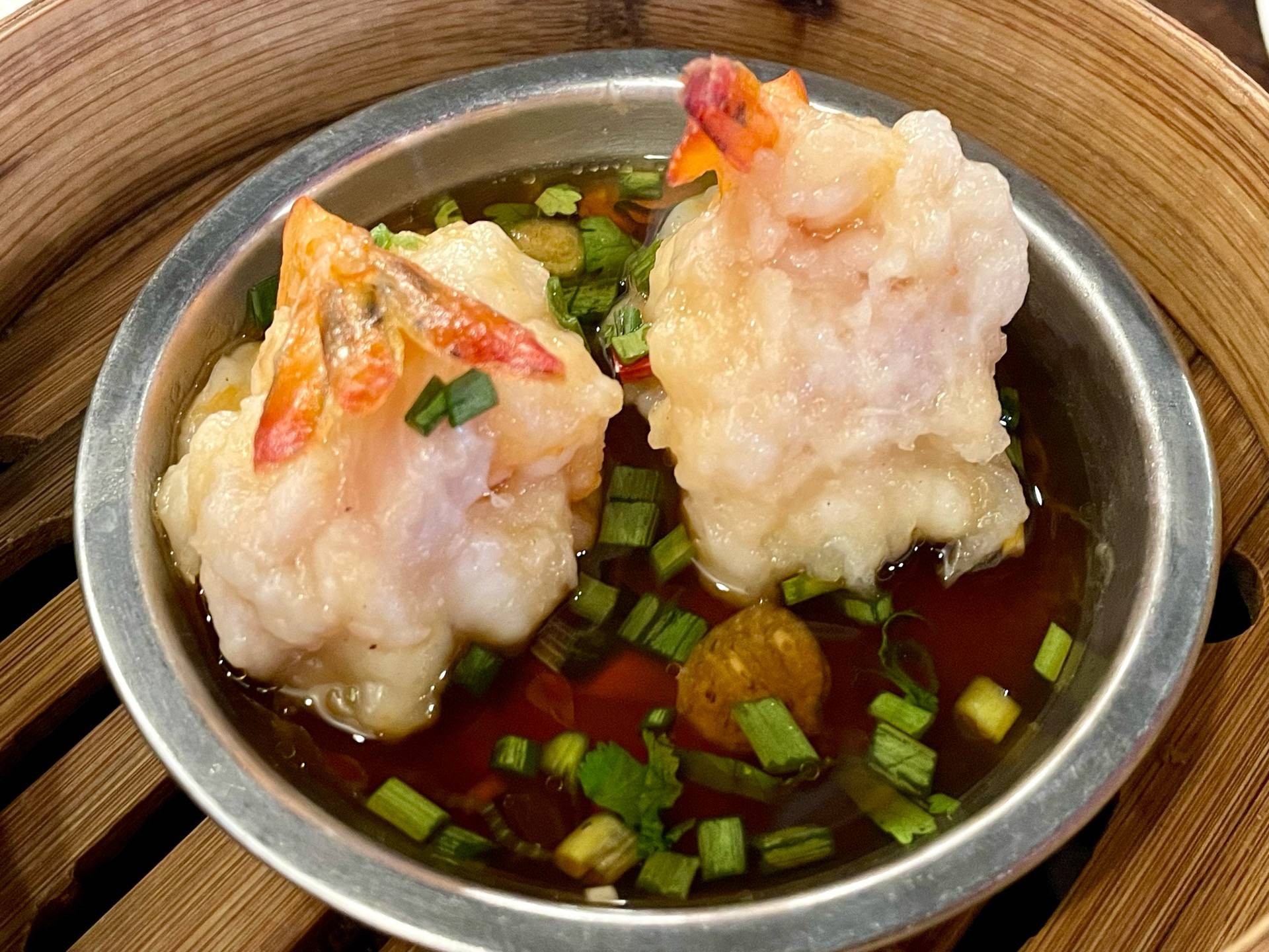 กุ้งนึ่งซีอิ๊ว ร้าน ดอกท้อ ติ่มซำ สาขา บอง มาร์เช่ DOK TOH DIM SUM