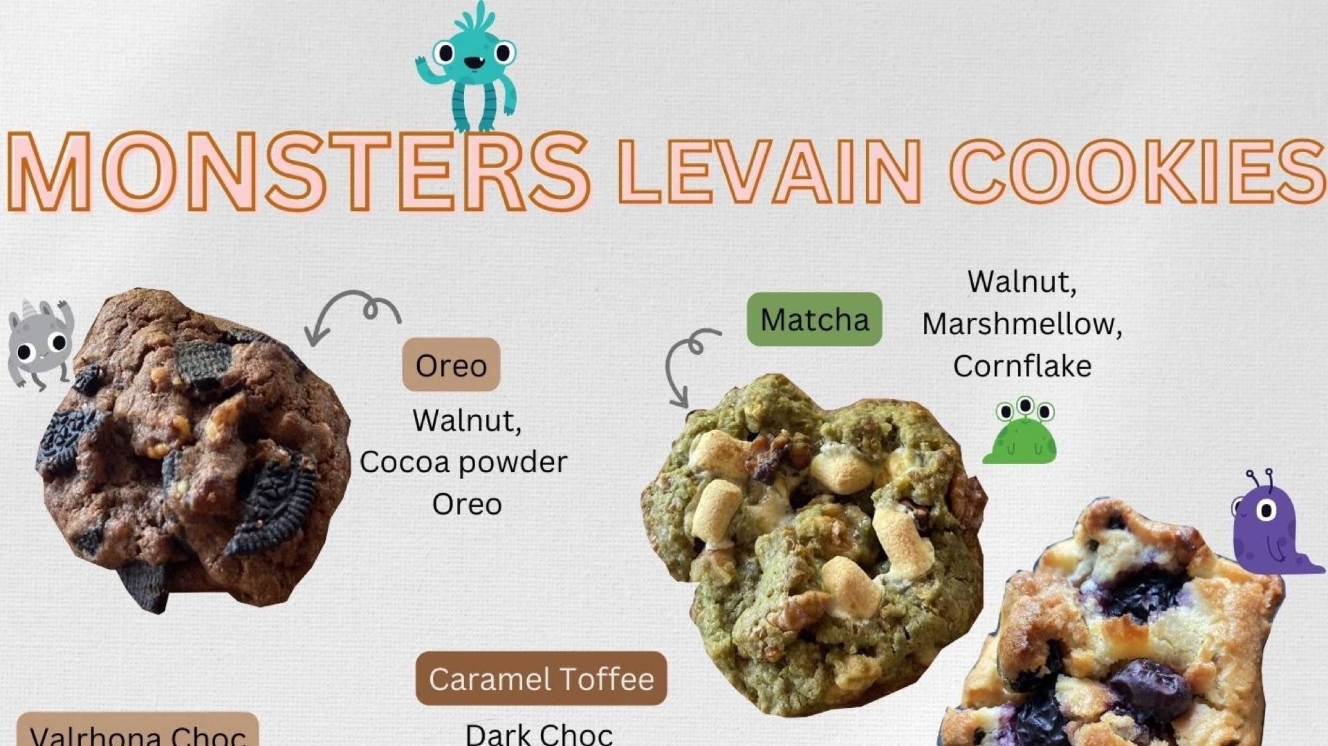 ร้าน Monster Cookie คุกกี้เก่หลี เนื้อแน่น | รีวิวร้านอาหาร