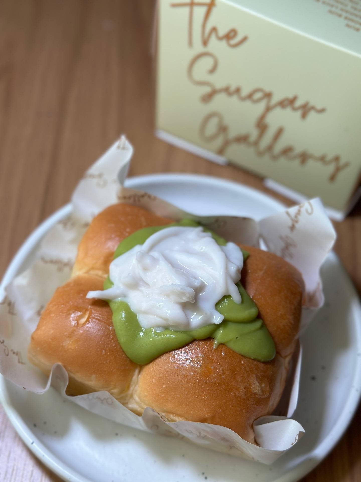 รีวิว The Sugar Gallery - ขนมปังบันสังขยามะพร้าวอ่อนที่อร่อยสุดๆ