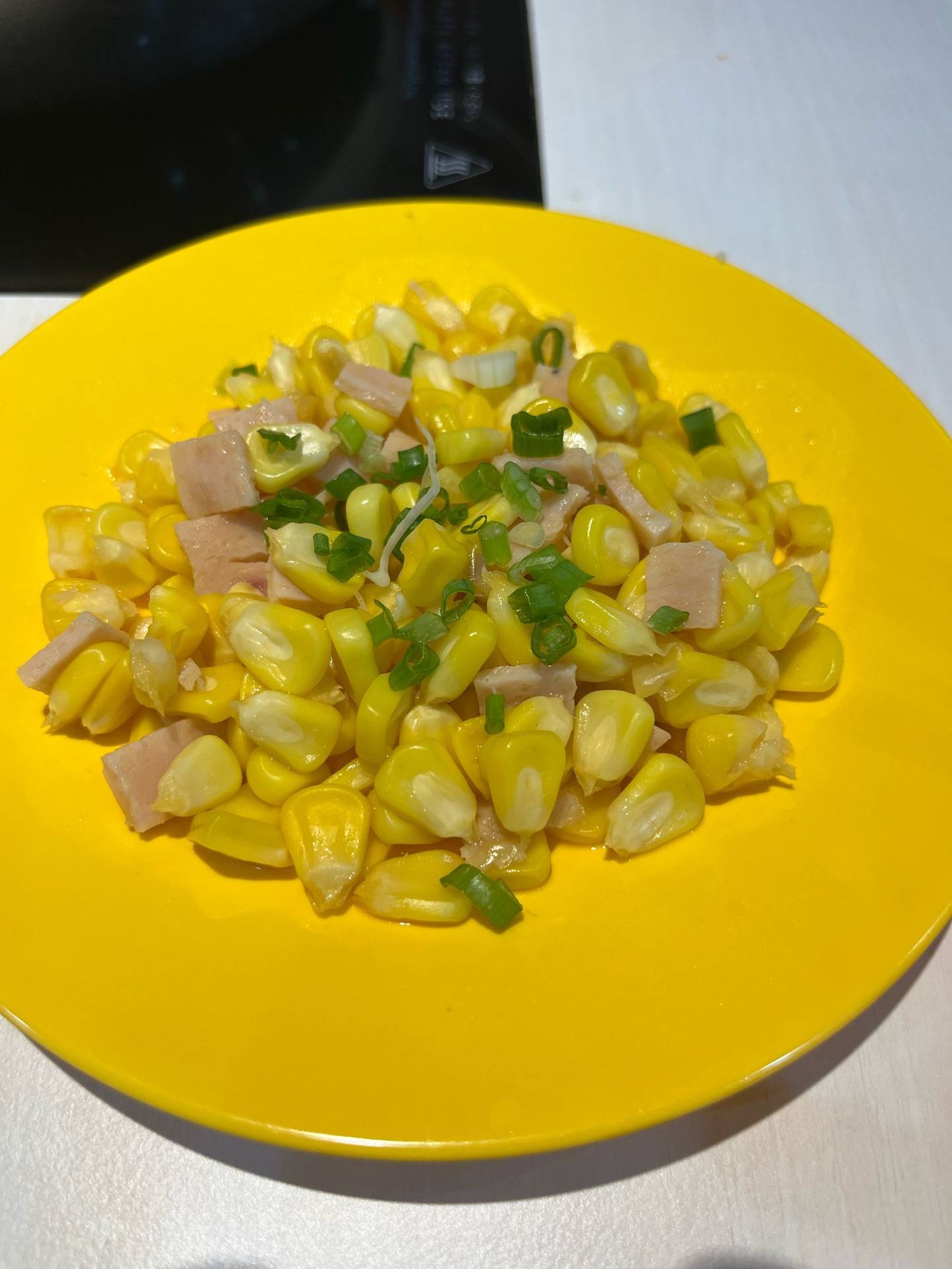ผัดข้าวโพดแฮม ร้าน SOS : Sharing Our Shabu