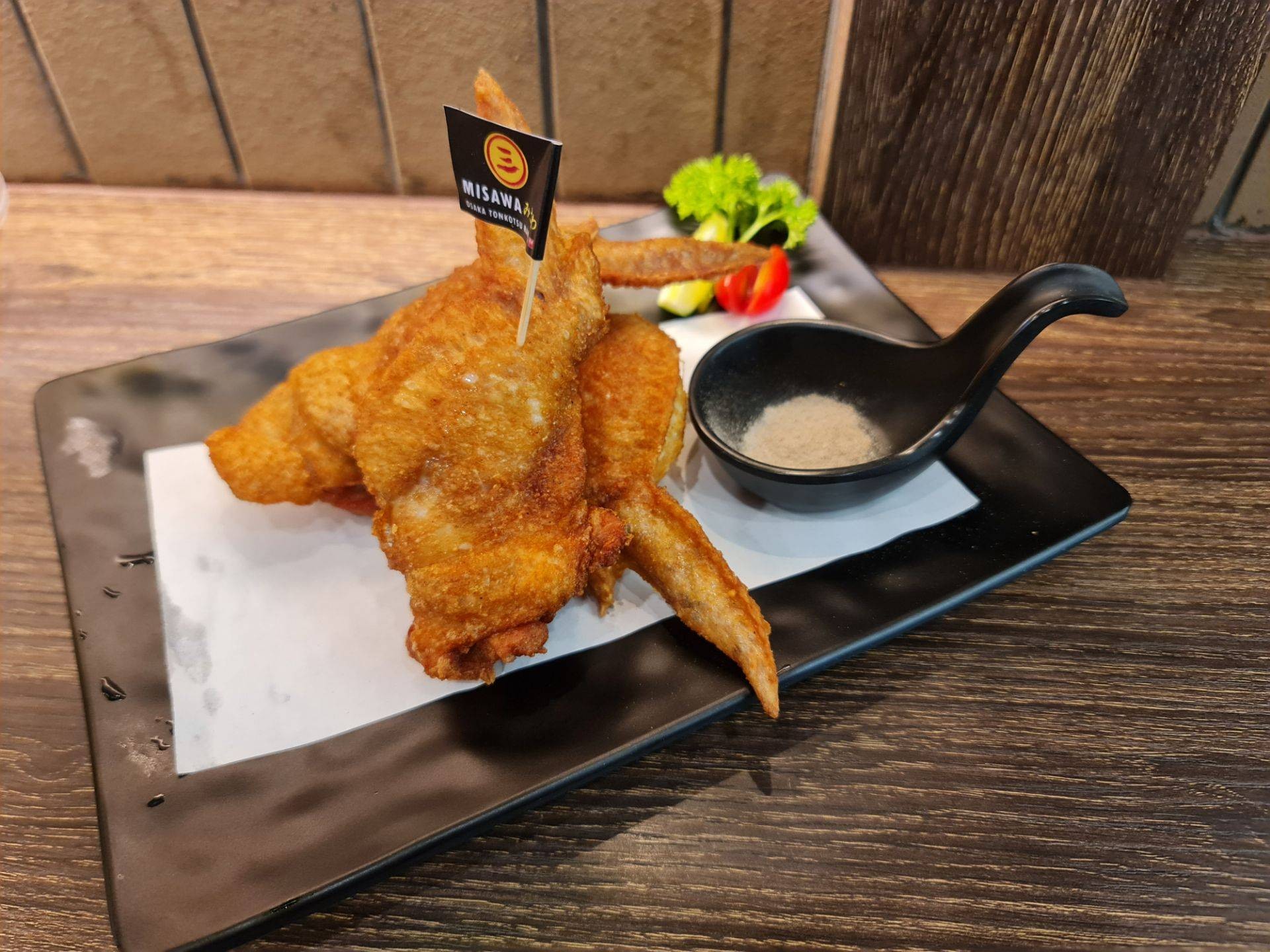 ปีกไก่ทอดไร้กระดูก ร้าน Misawa Ramen มิซาวะ ราเม็ง ทรู ดิจิทัล พาร์ค (East)