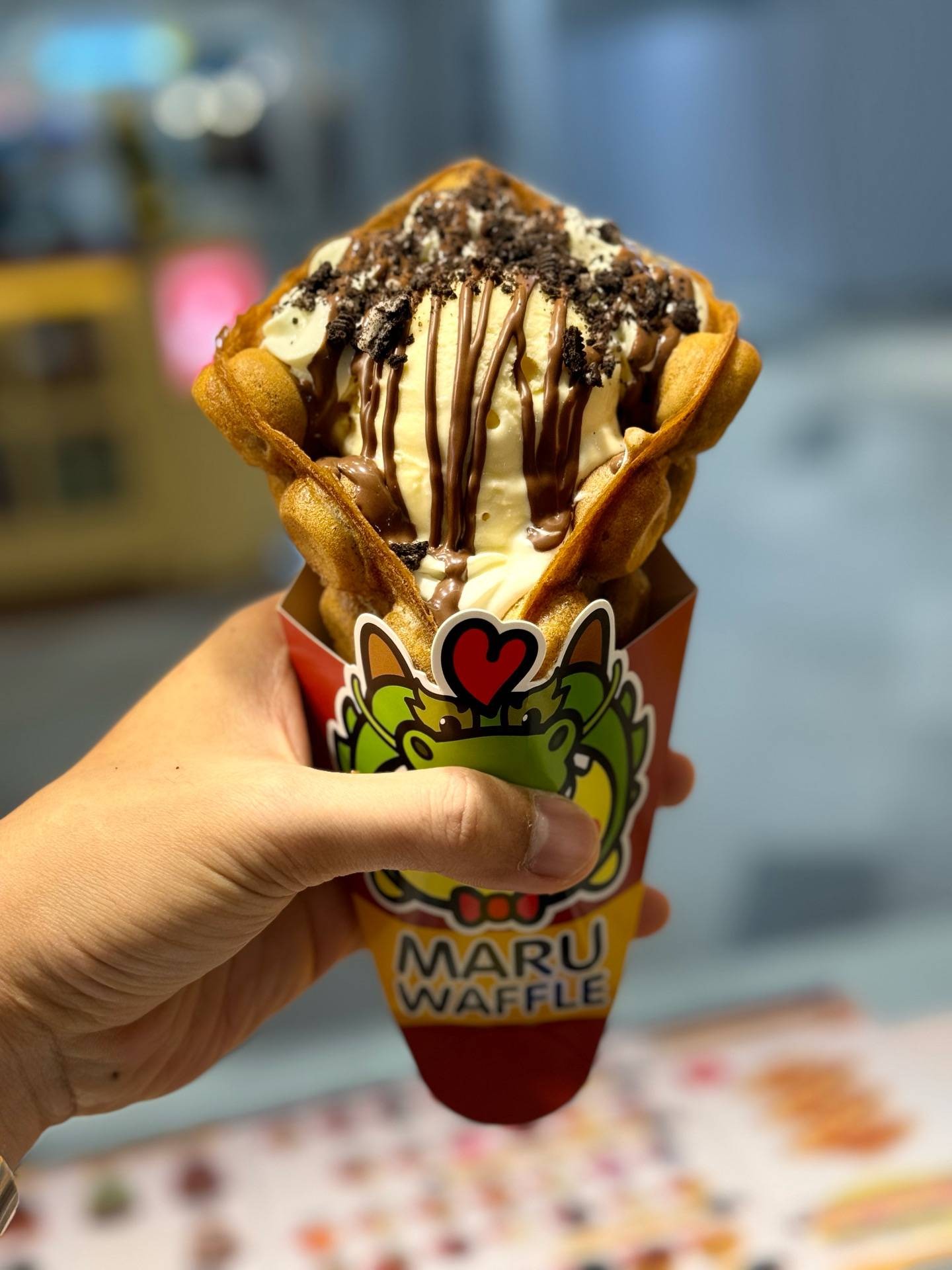 ร้าน maru waffle Paradise Park | รีวิวร้านอาหาร