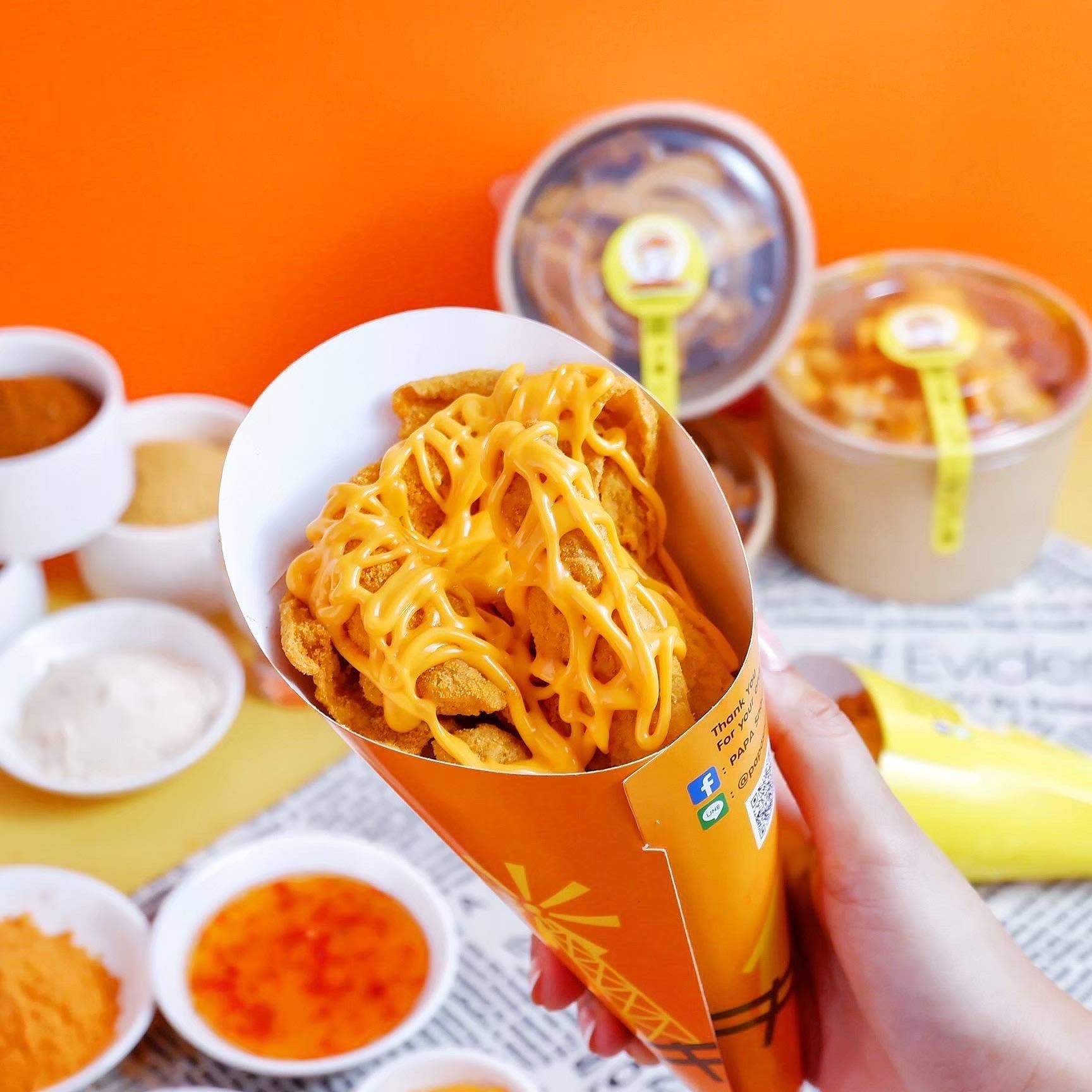 ร้าน PAPA Snacks หนังไก่ โครตกรอบ (สาขา เซ็นทรัล วิลเลจ) | รีวิวร้านอาหาร