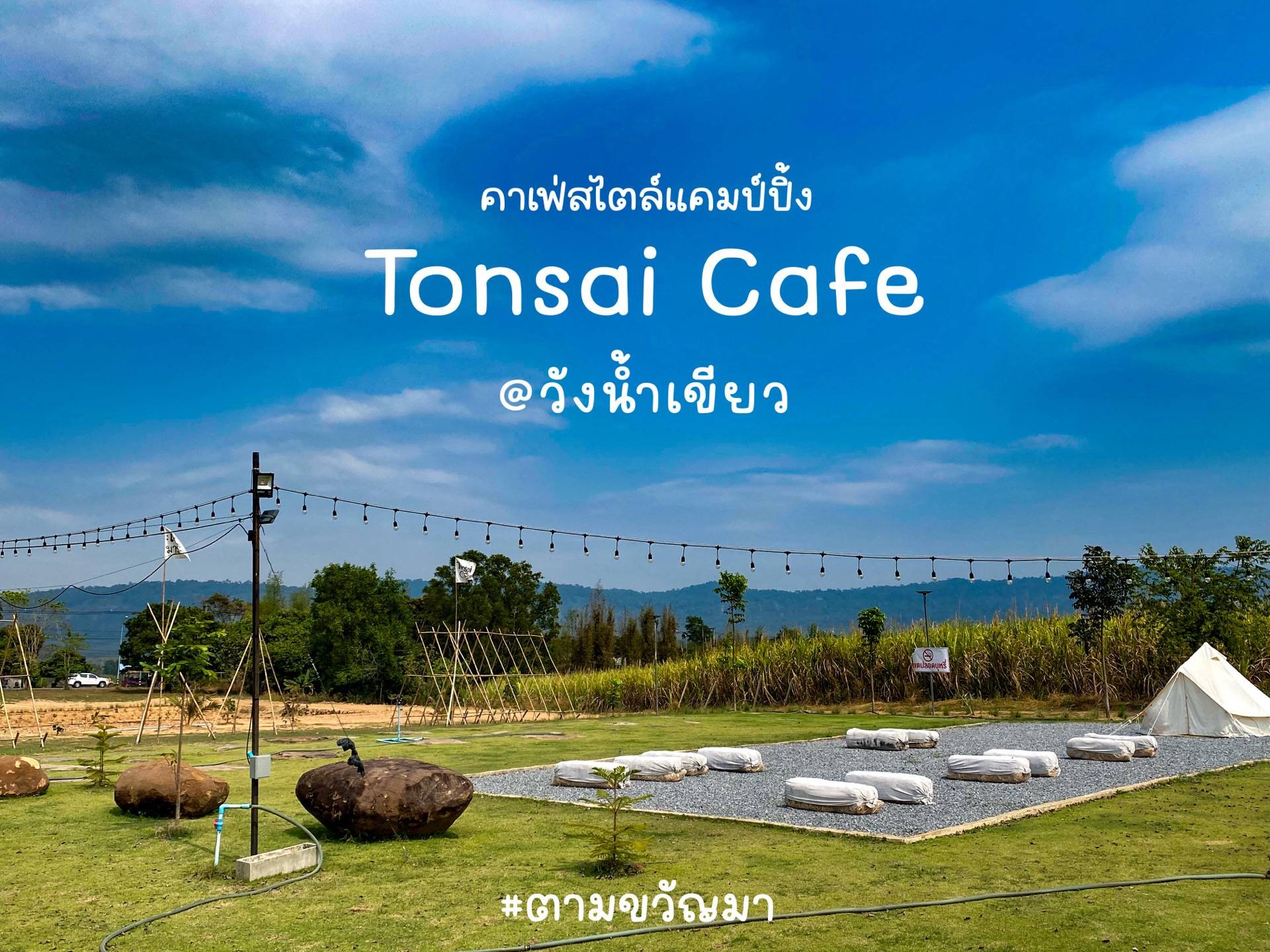 รีวิว Tonsai Cafe - Camping Cafe บรรยากาศดี๊ดี