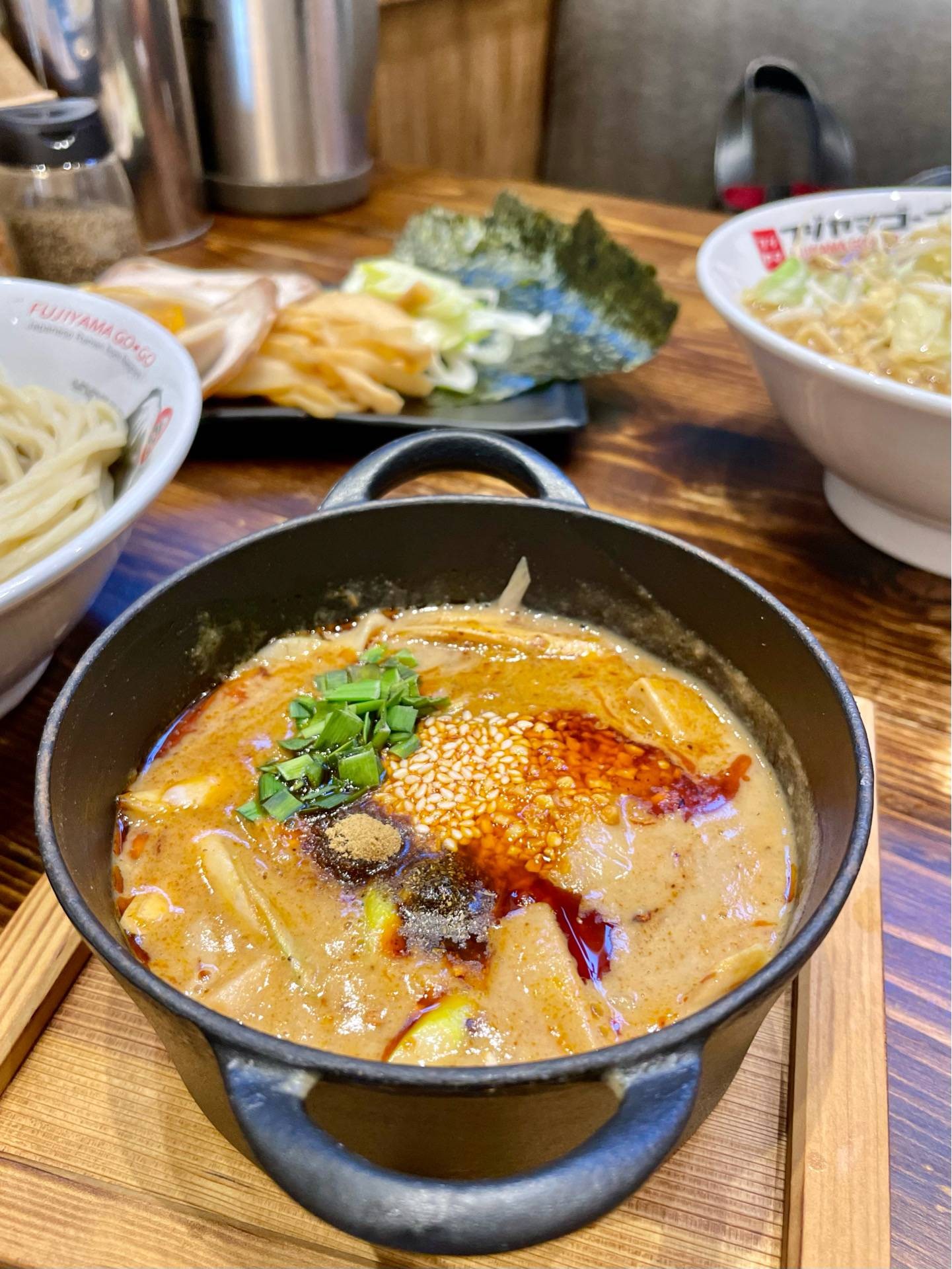 🍜 Tan Tan Tsukemen. (Price 250++ Baht.) ร้าน Fujiyama Go Go Rama 2