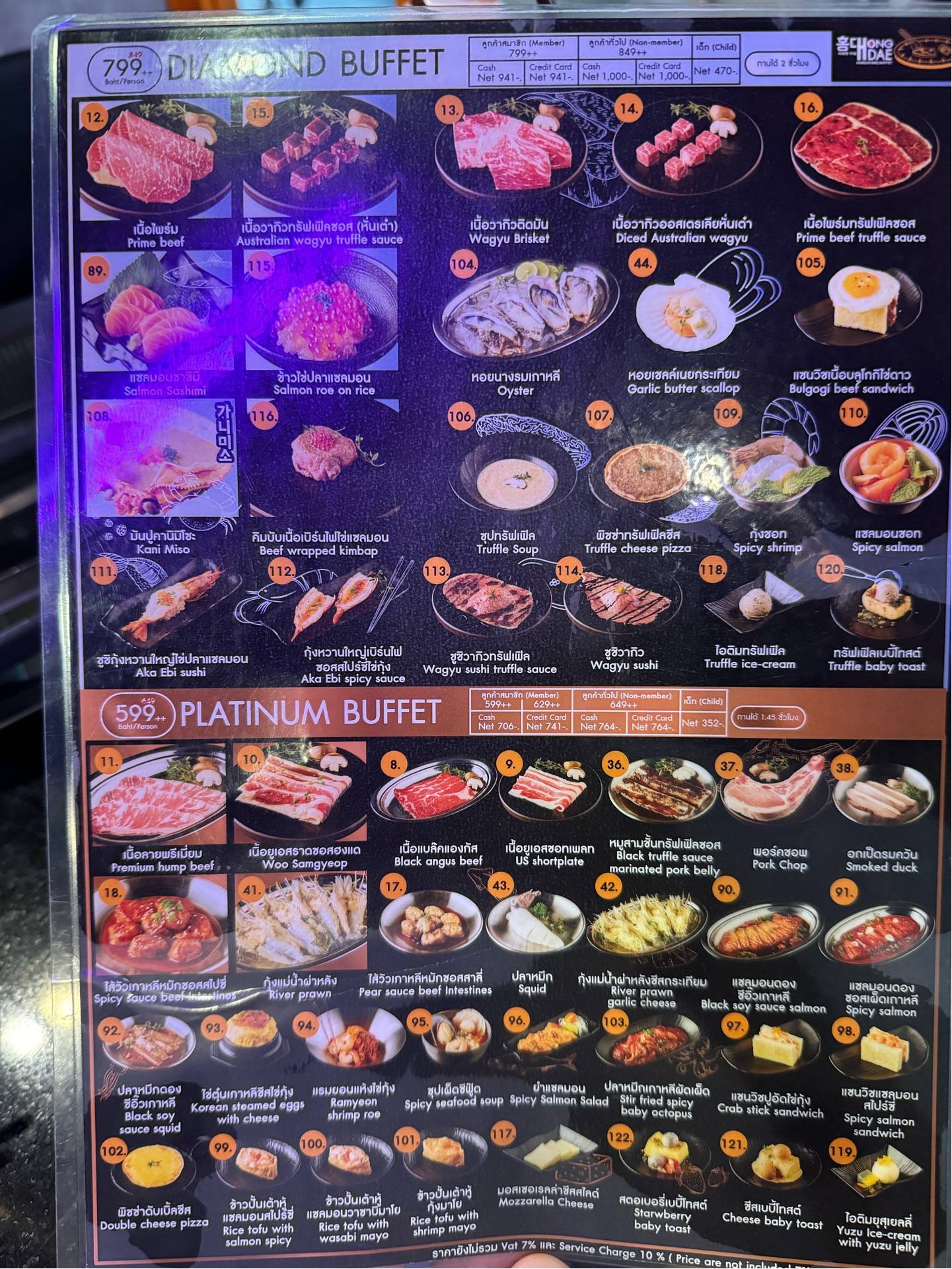 รีวิว Hongdae BBQ Buffet Siam Square One - มากินครั้งล่าสุดผิดหวัง