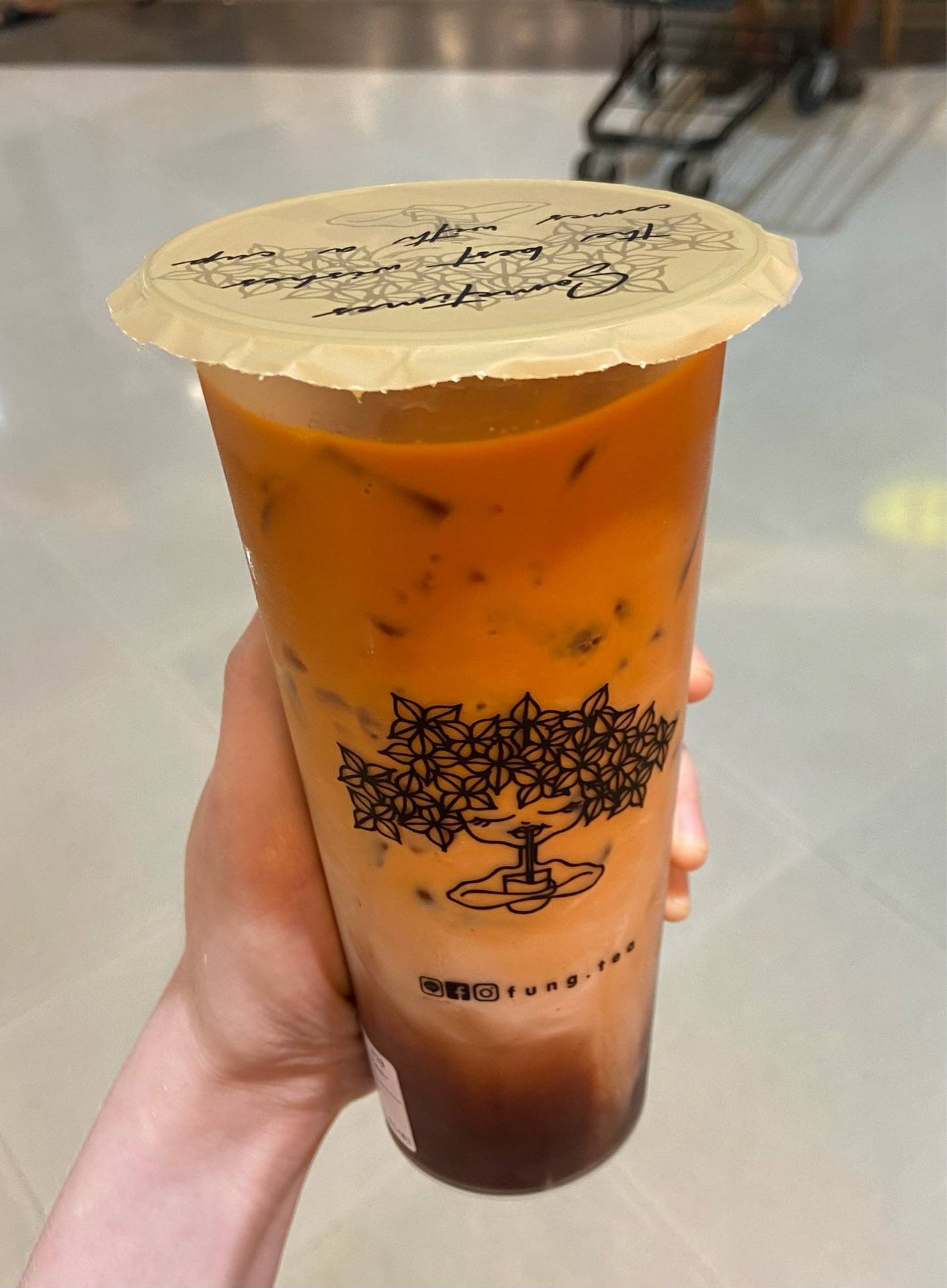 รีวิว fung tea Silom Complex - โกโก้ชาไทย ไม่แพง