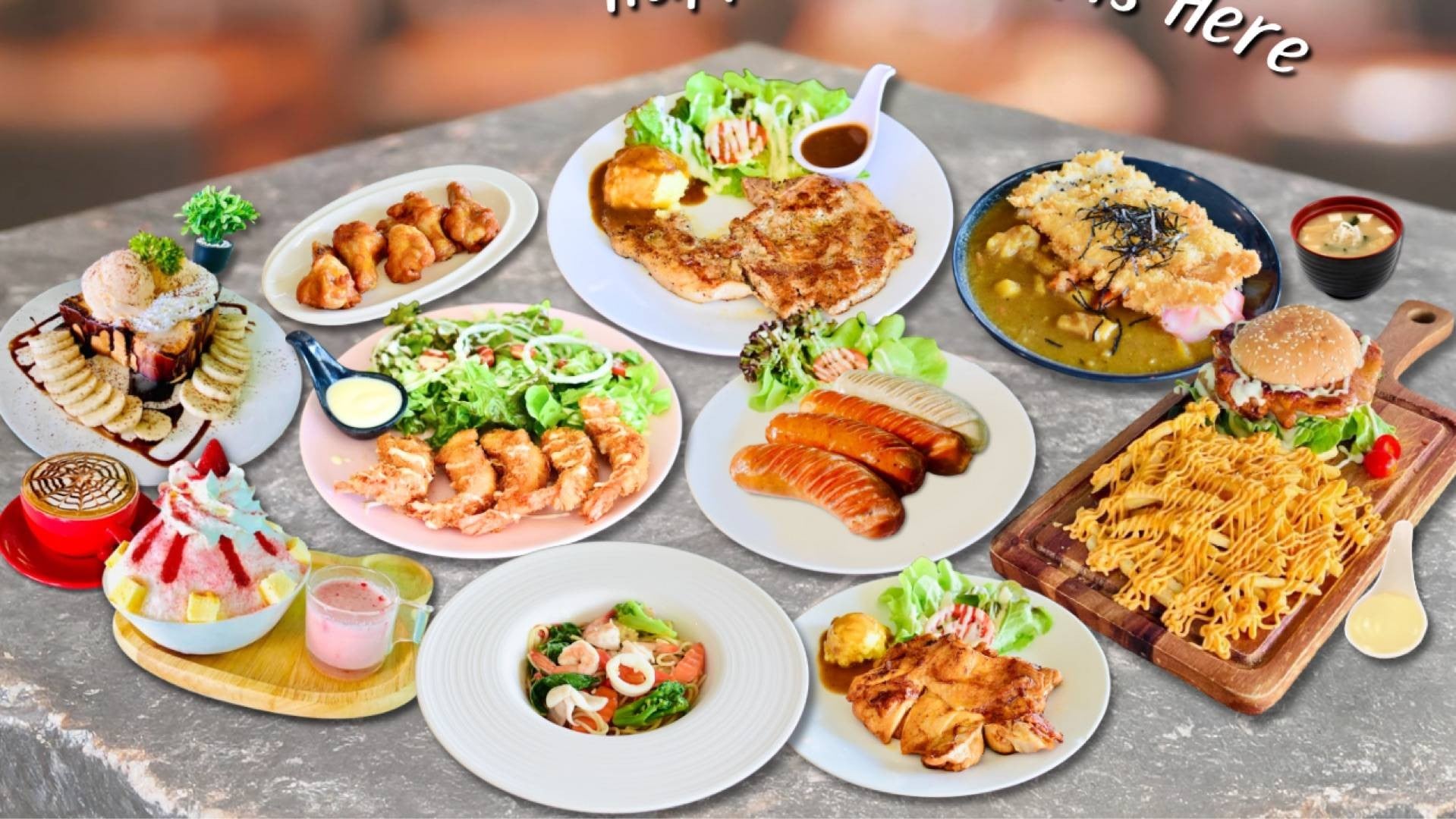[รีวิว] ร้าน The Nine Steak & Shiba Donburi & Jim Cafe บ้านบึง | เมนู ...