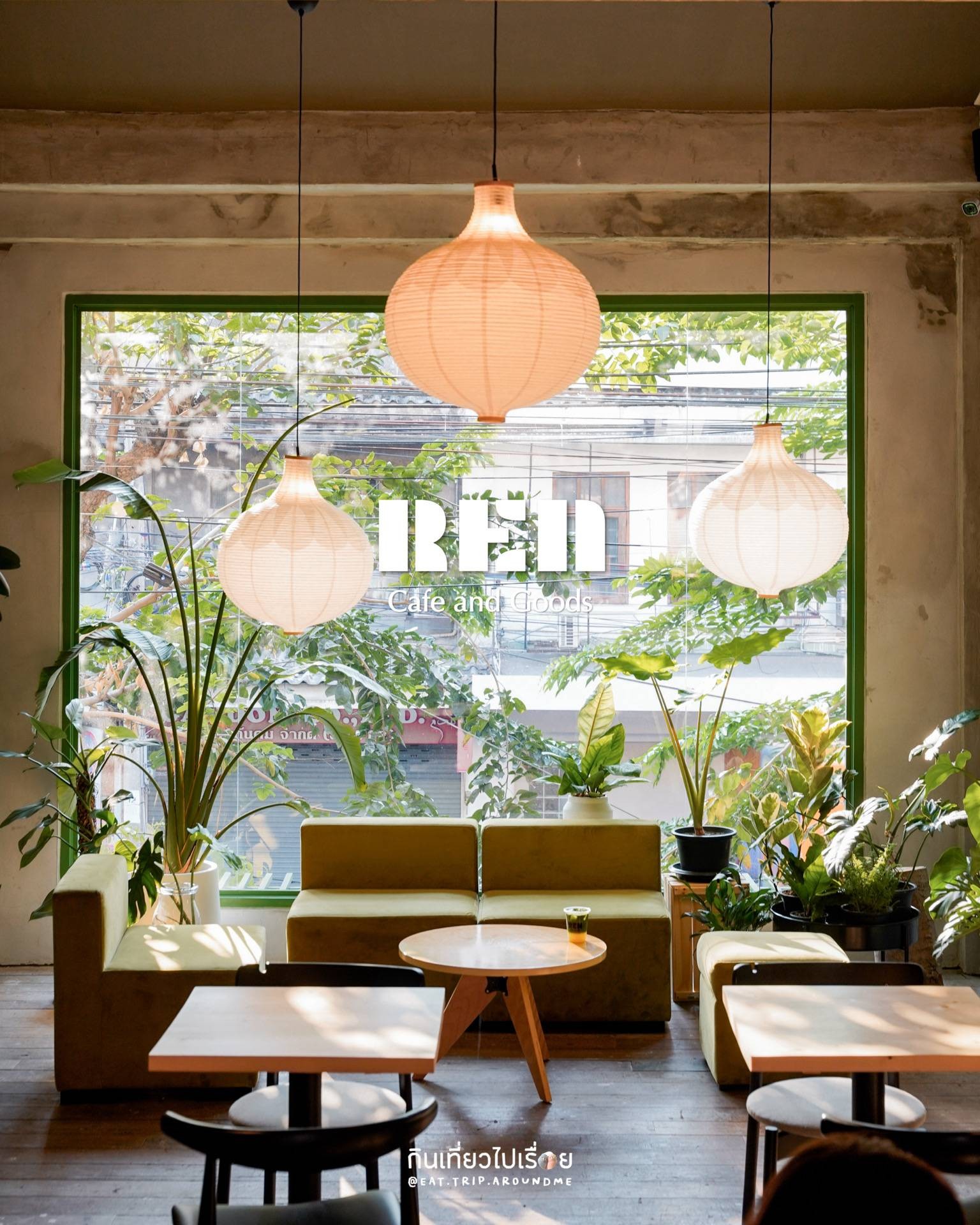 รีวิว REN Cafe & Goods Charoenkrung - ร้าน Matcha Specialty ฟีลกู้ด โฮม ...