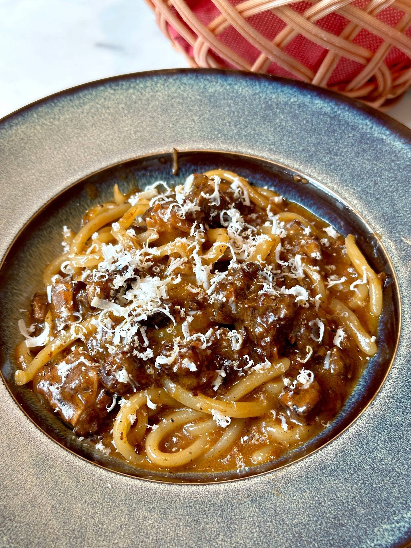 Pici Ragu Di Manzo ร้าน Emilia Ristorante Italiano
