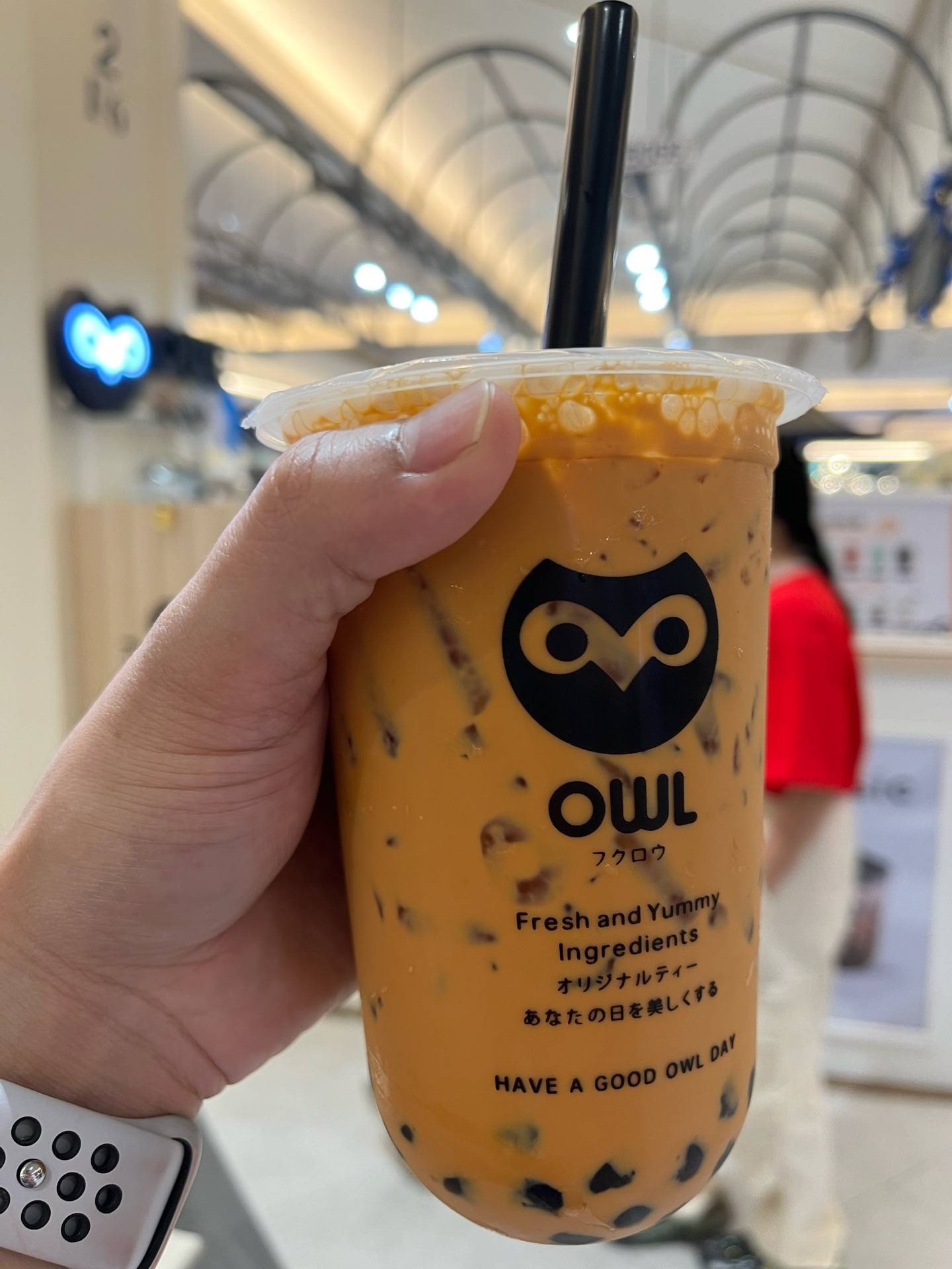รีวิว OWL CHA สาขา แฟชั่น ไอส์แลนด์ - ชาไทยไข่มุกอร่อย ราคาหลักสิบ!